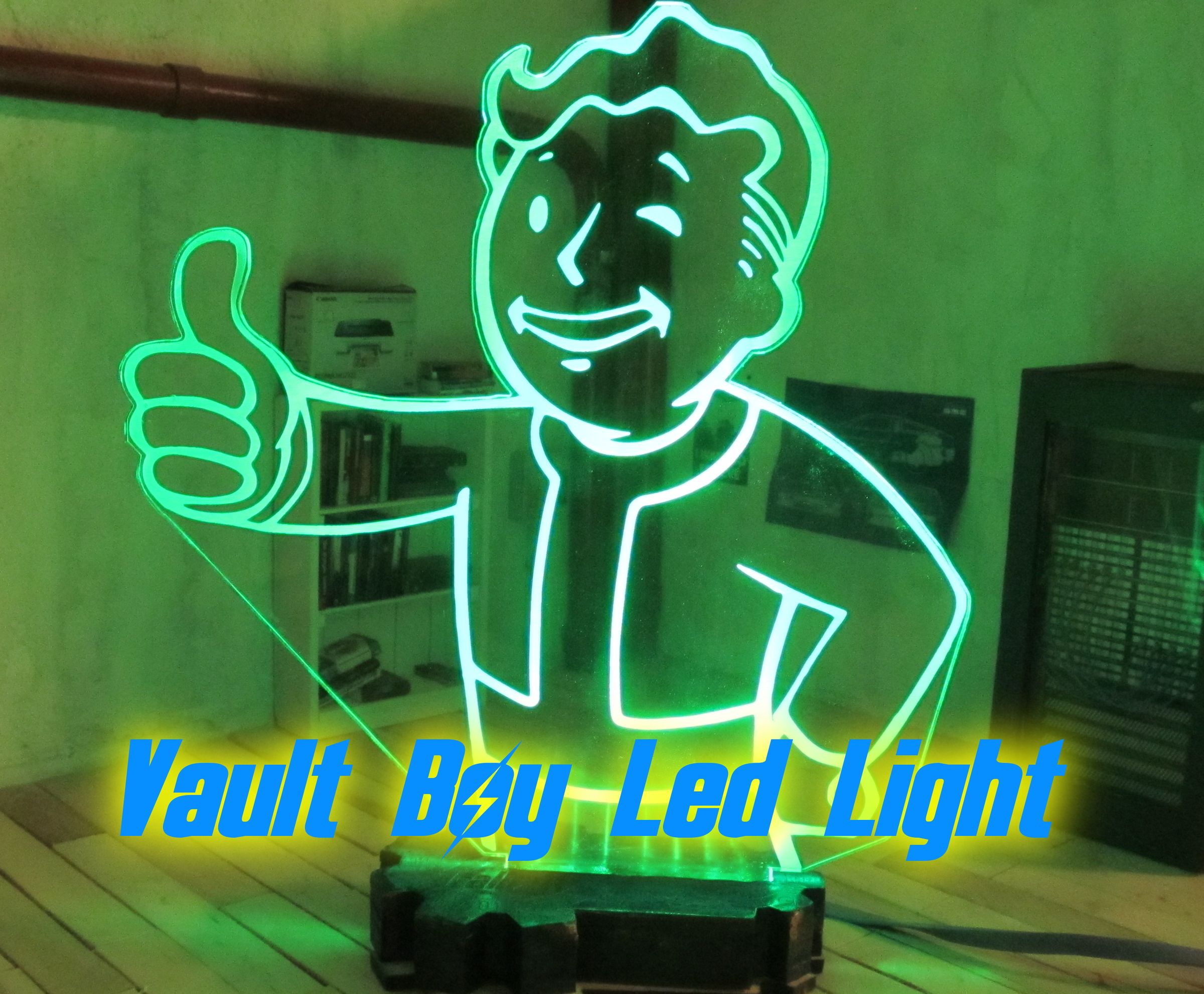 Fallout Vault Boy Led Light : 5 Steps (with Pictures) - Instructables