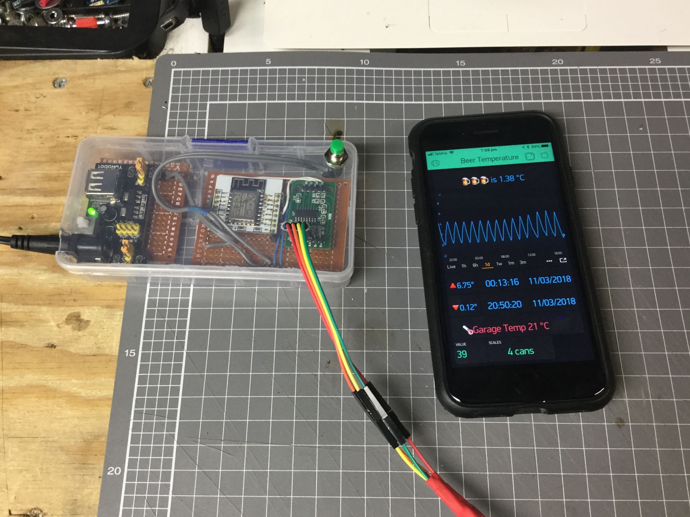 Arduino Bathroom Scale With 50 Kg Load Cells and HX711 Amplifier : 5 ...
