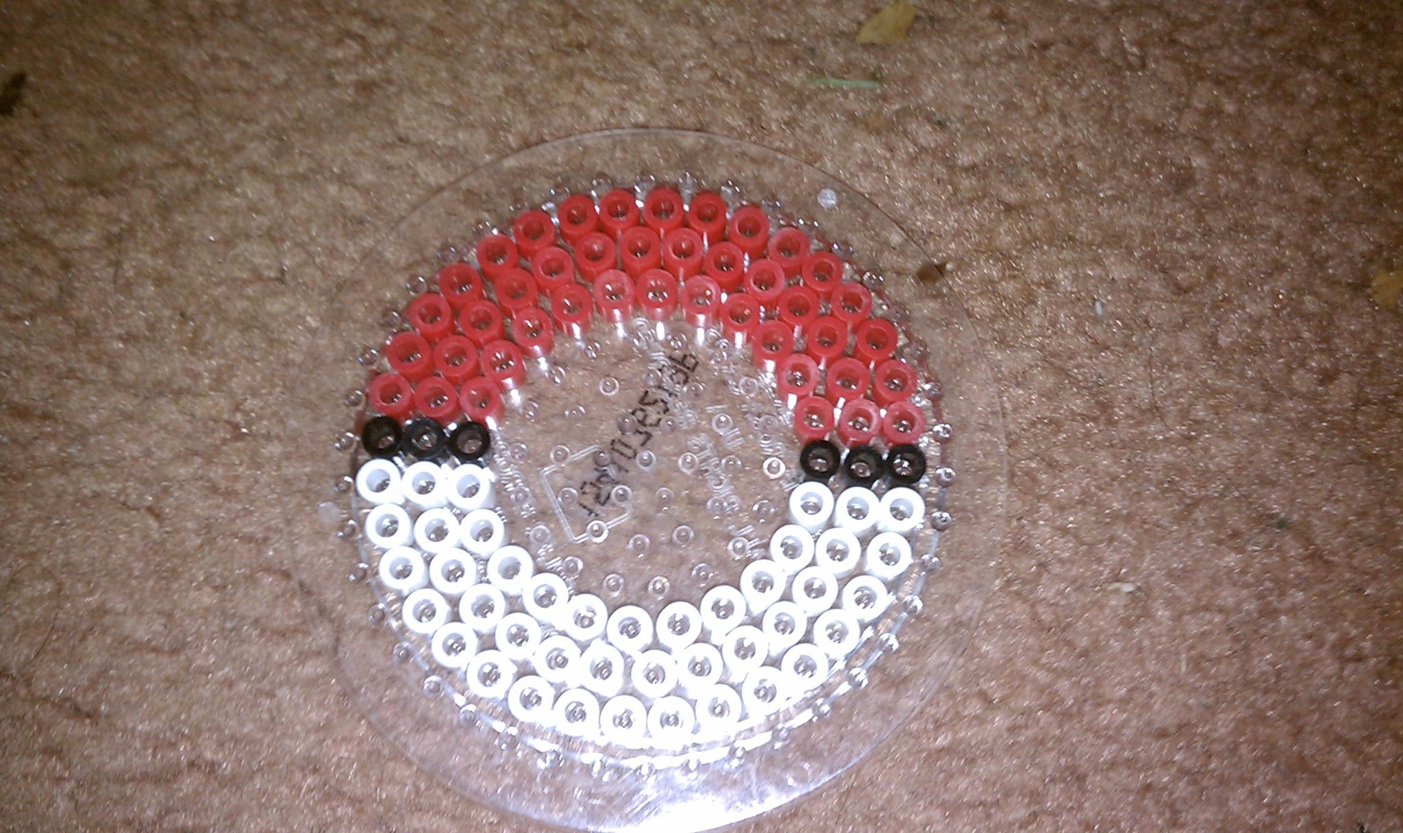 Perler Bead Pokeball : 11 Steps - Instructables