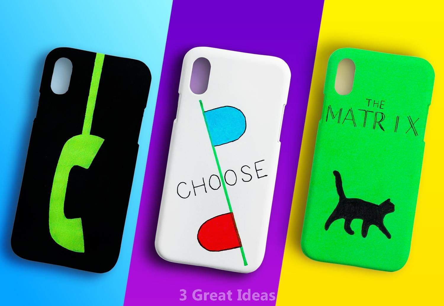 3 Diy THE MATRIX 4 Phone Cases Making : 10 Steps - Instructables