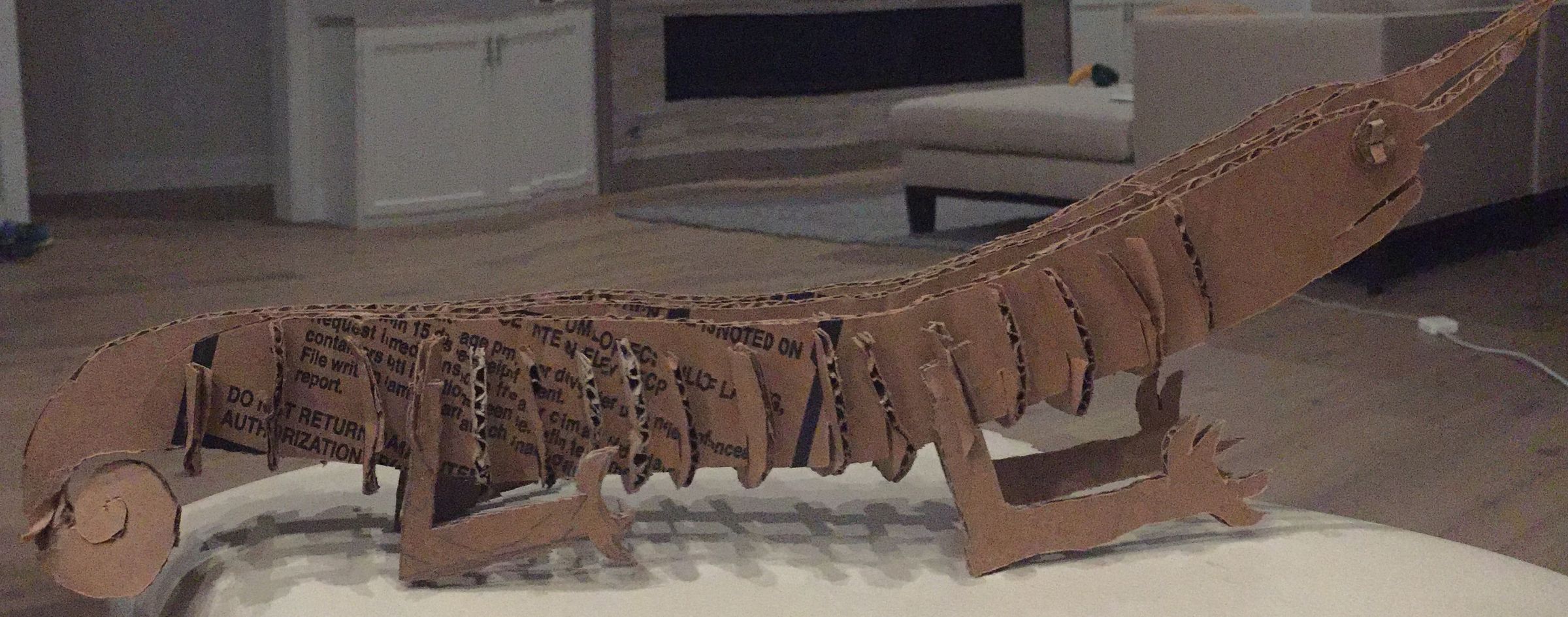 Cardboard Chameleon : 6 Steps - Instructables