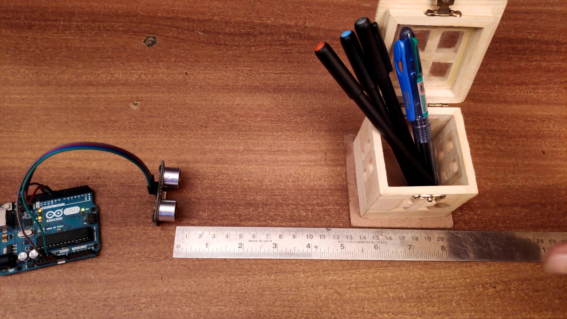 Arduino Ultrasonic Sensor Module Tutorial For Beginners Hc Sr04 6