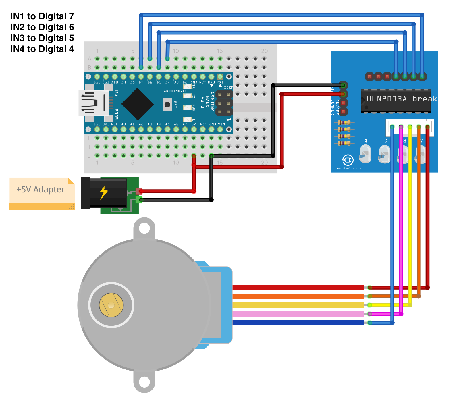 3D Printed Arduino Rotating Table With 28BYJ-48 Stepper : 6 Steps (with ...
