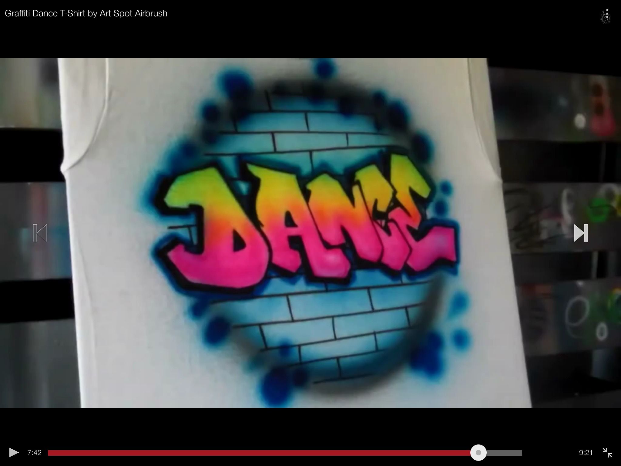 The Word Dance In Graffiti