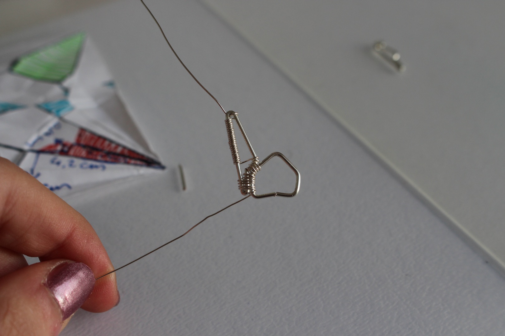 Wire "origami" Crane Pendant : 27 Steps (with Pictures) - Instructables