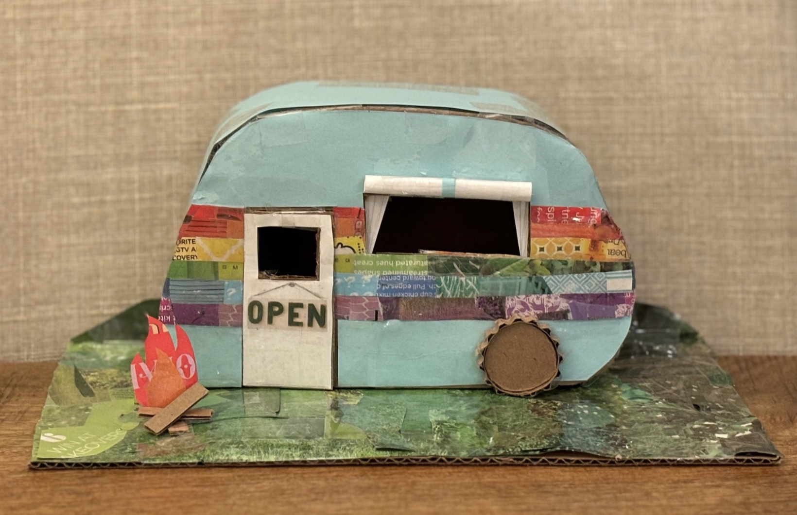 The Happy Camper (Made With 100% Recycled Materials) : 5 Steps (with ...