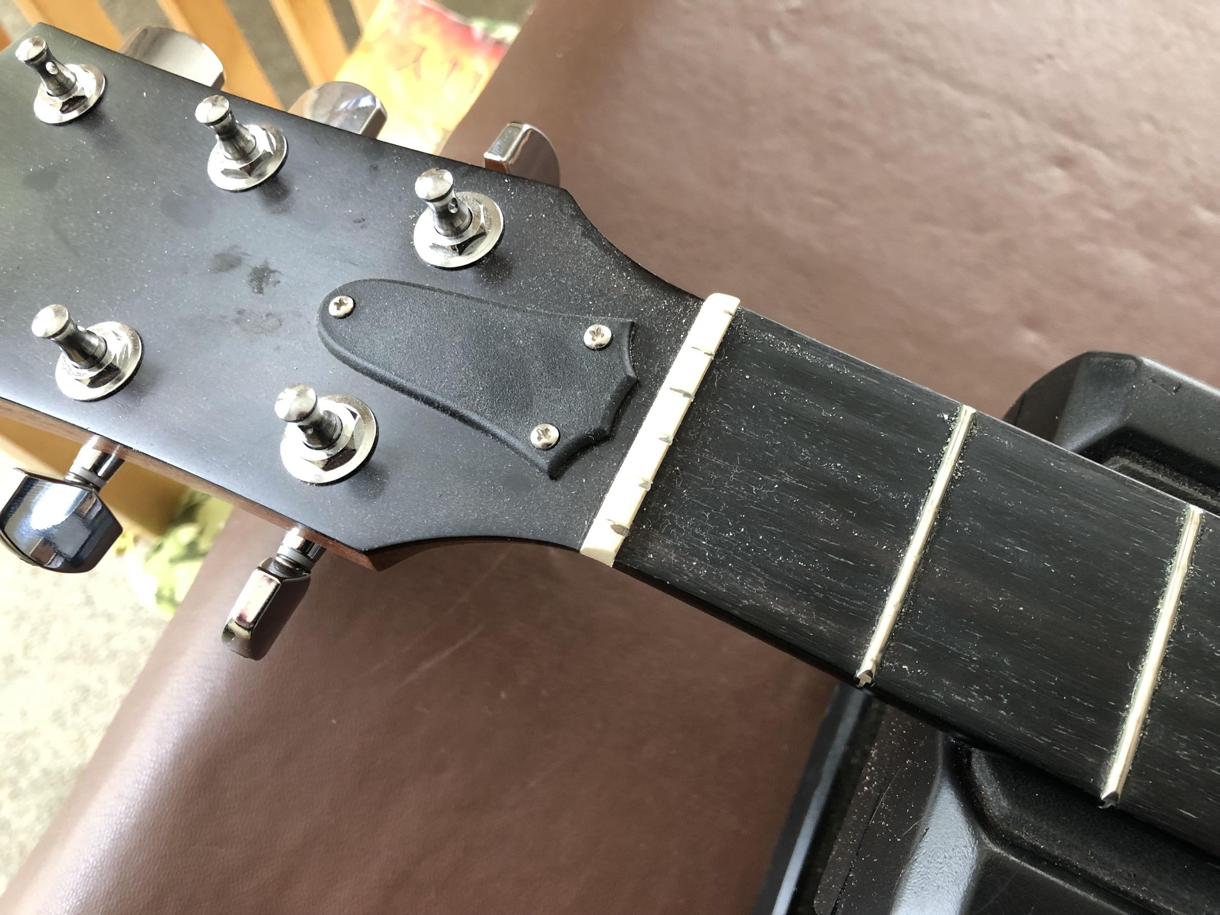 Re- Stringing a Taylor Electro Acoustic Guitar and Locking the Strings ...