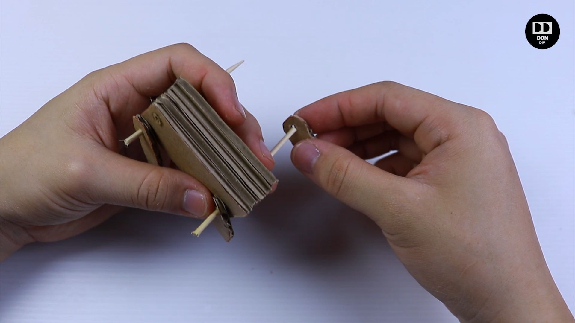 Make Mini Threshing Machine From Cardboard : 14 Steps (with Pictures ...