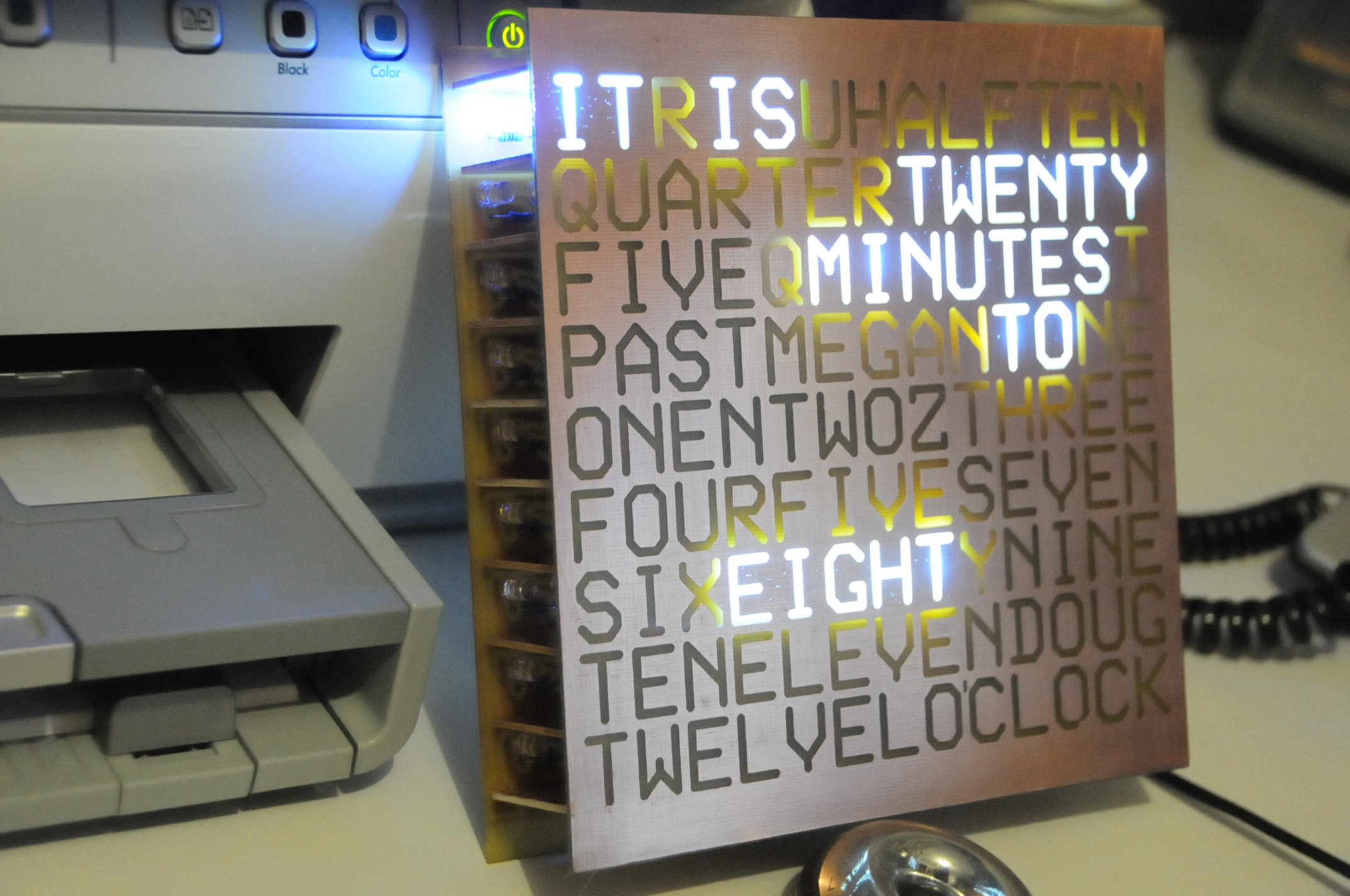 A Word Clock : 8 Steps (with Pictures) - Instructables