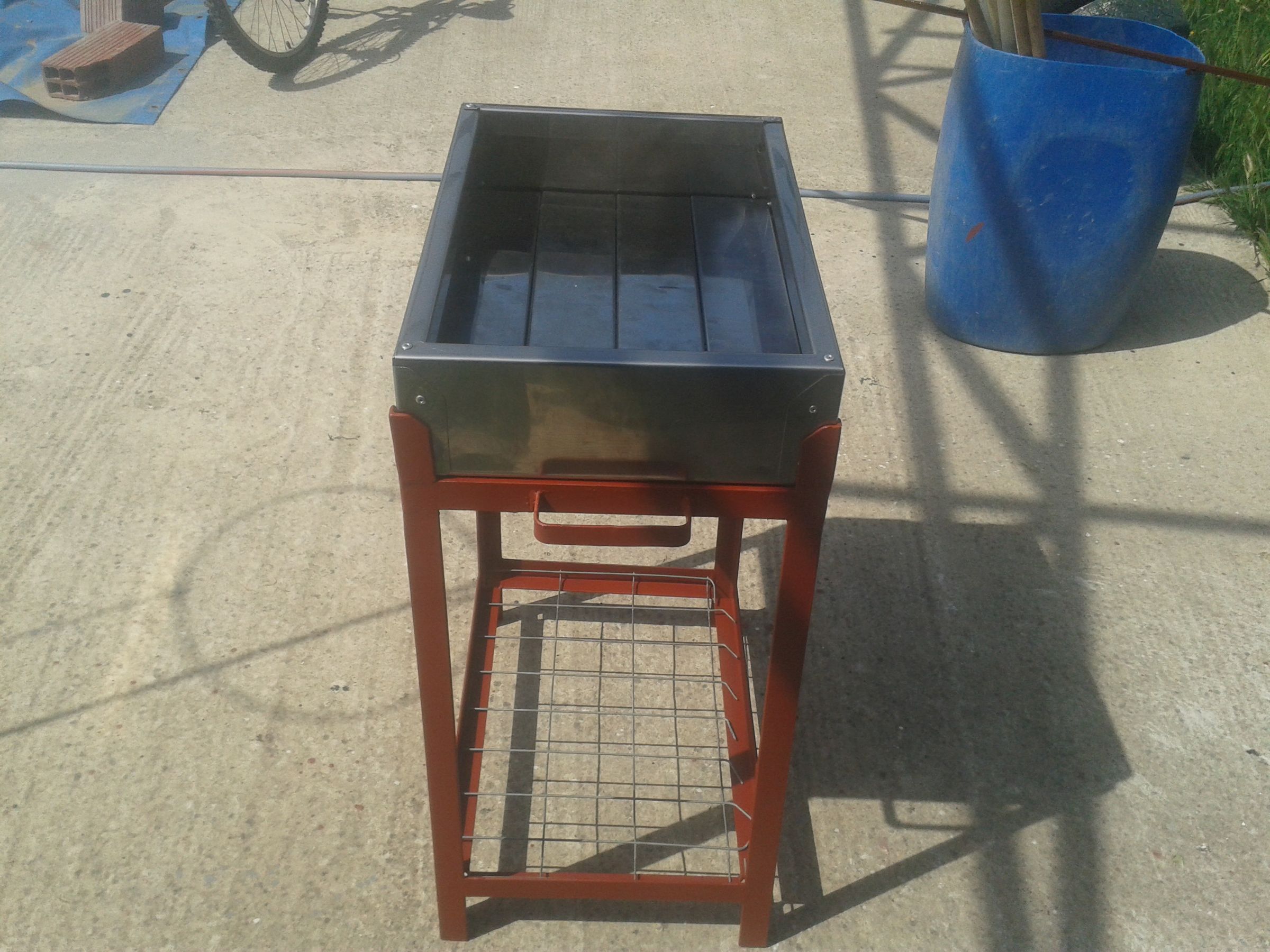 DIY Stainless Steel BBQ With Double Layer Bottom : 10 Steps (with ...