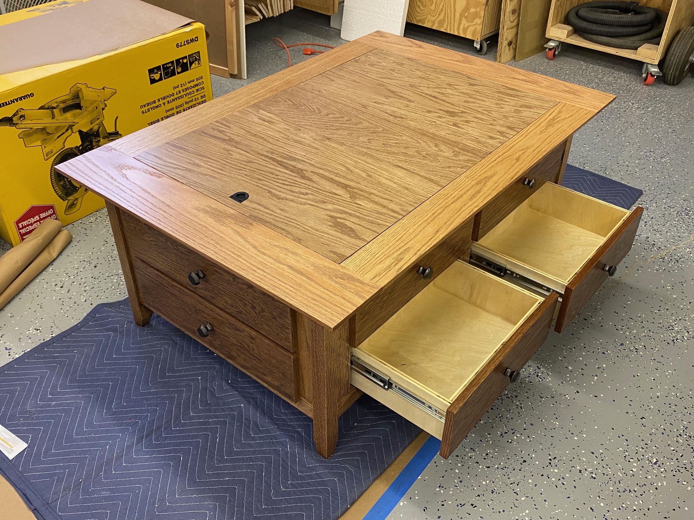 Gaming Coffee Table With Hidden Gaming Area : 4 Steps (with Pictures ...