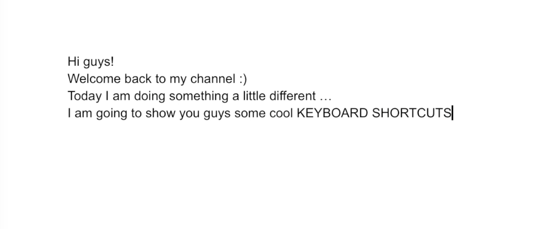 Easy Keyboard Shortcuts - Instructables