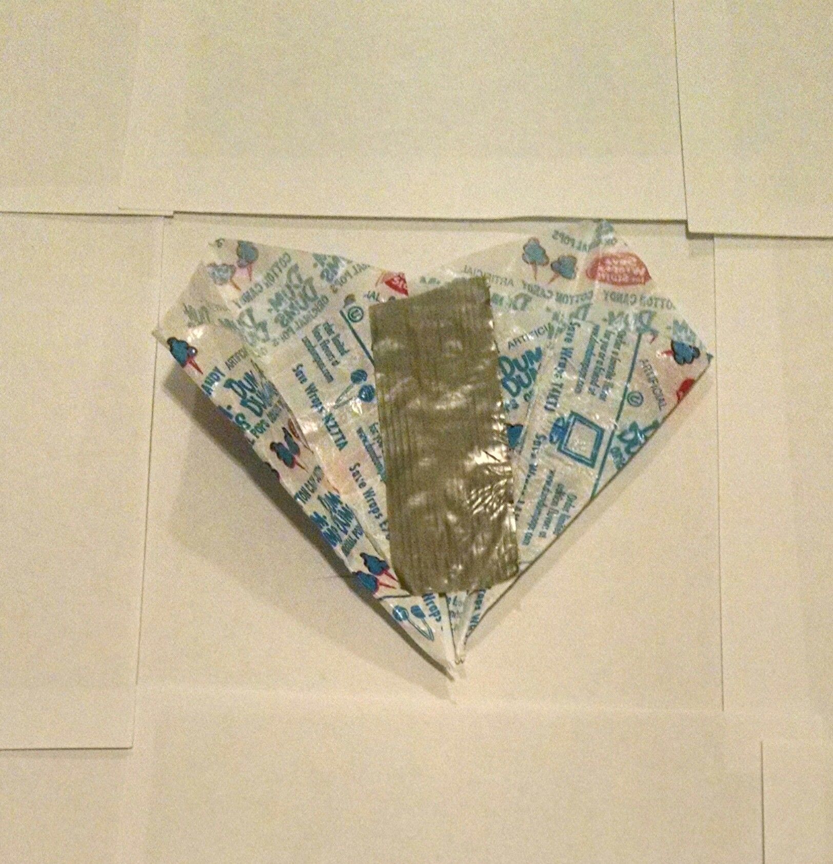 Rainbow Candy Wrapper Wall Art : 6 Steps (with Pictures) - Instructables