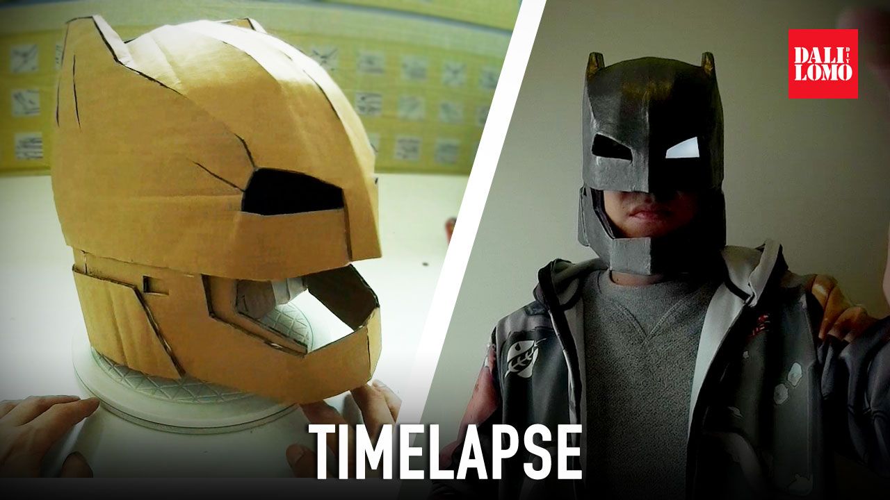 DIY Armored Batman Helmet Using Cardboard : 3 Steps - Instructables