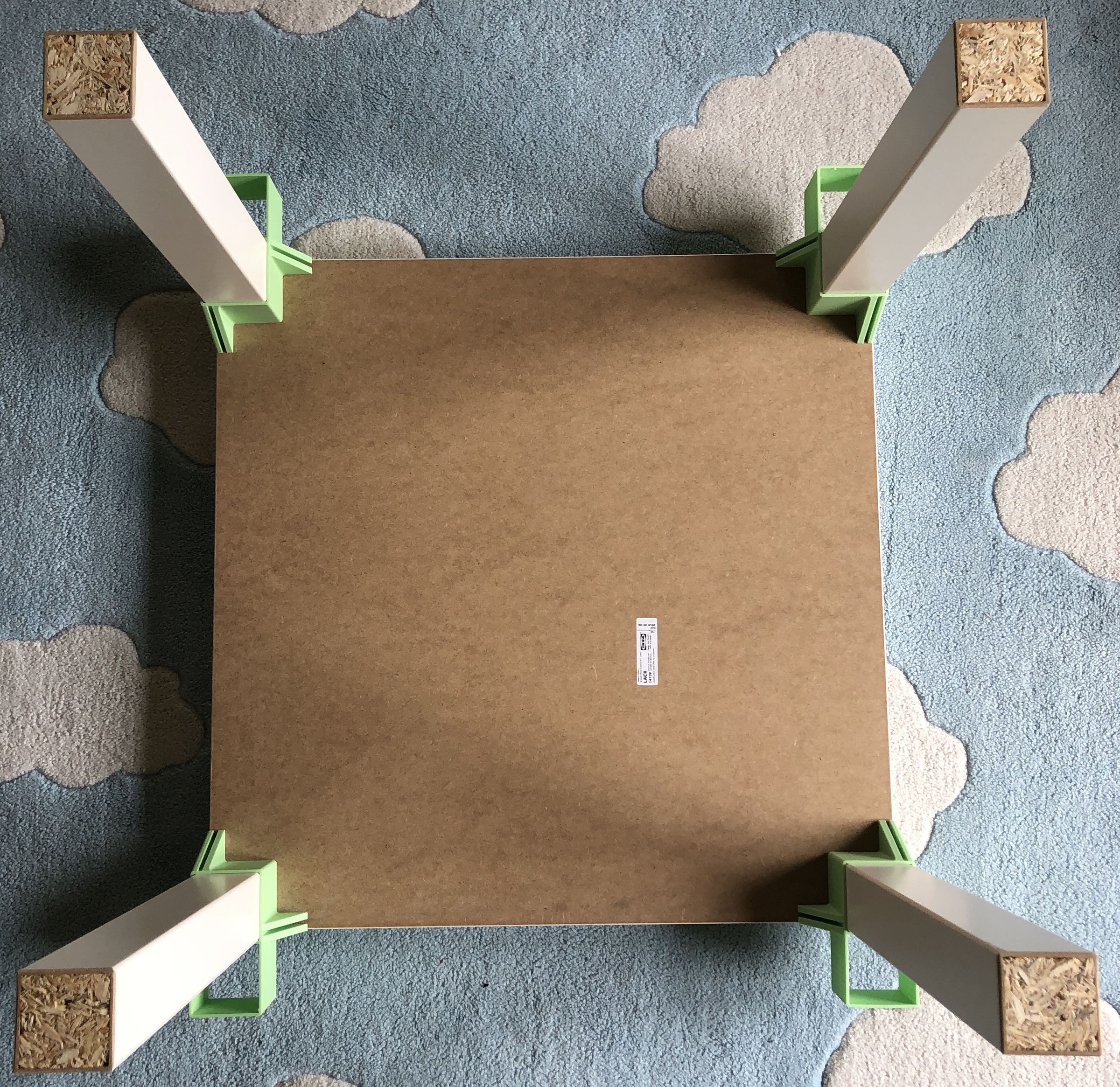 Hardware-free LEGO/DUPLO Table (IKEA LACK Hack) : 9 Steps (with ...