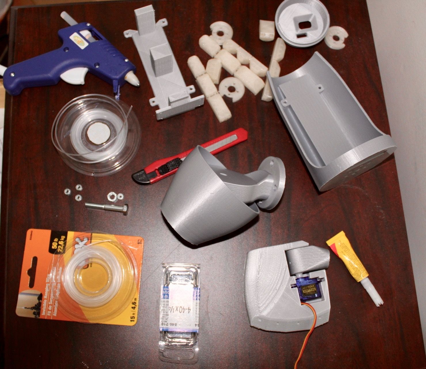 3D Printed Robotic Hand With Bluetooth Control : 18 Steps (with ...