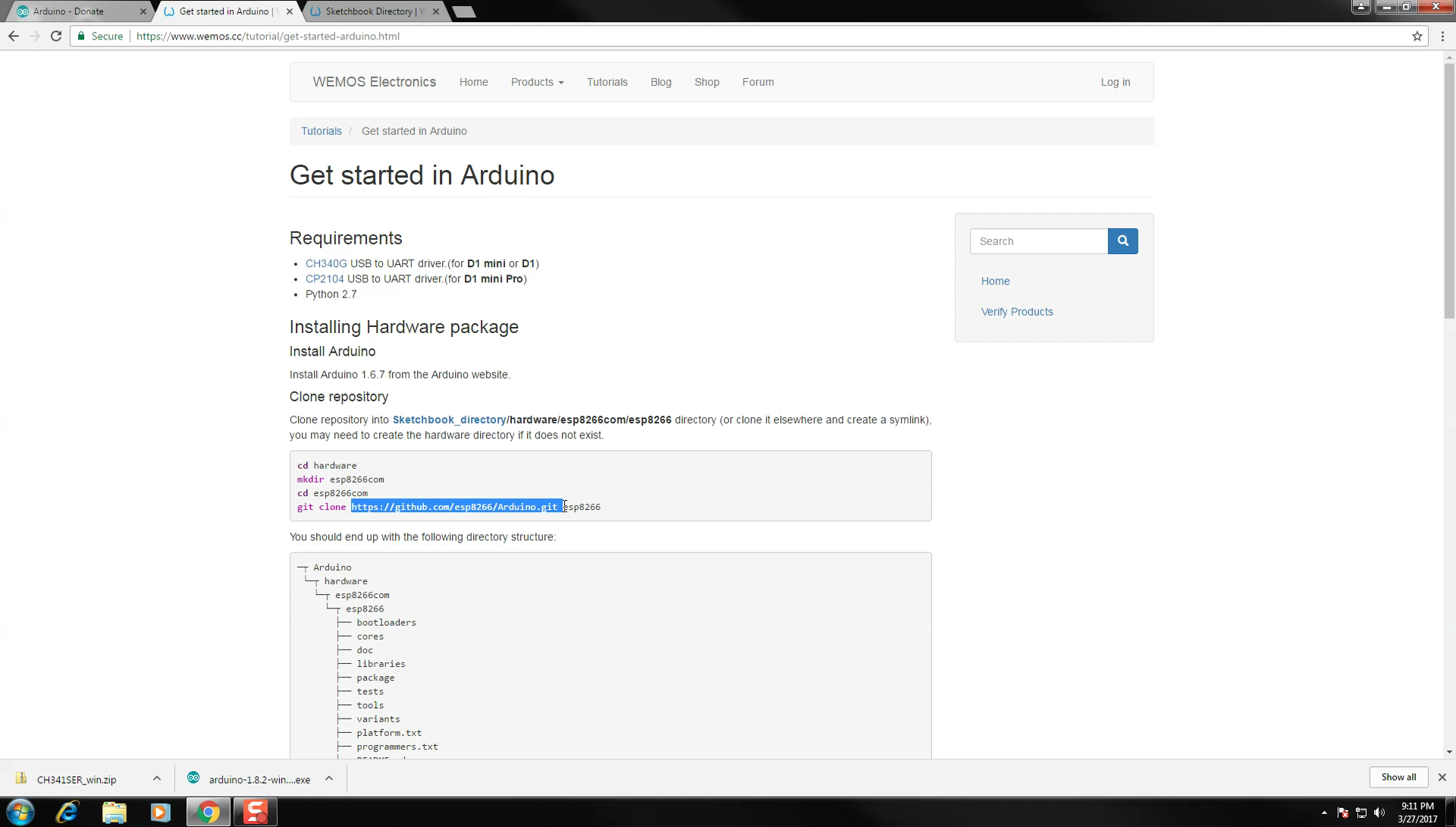 Wemos ESP8266 Getting Started Guide With Arduino IDE : 8 Steps (with ...
