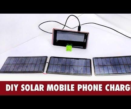 Solar Powered Cell Phone Charger Circuit : 6 Steps - Instructables