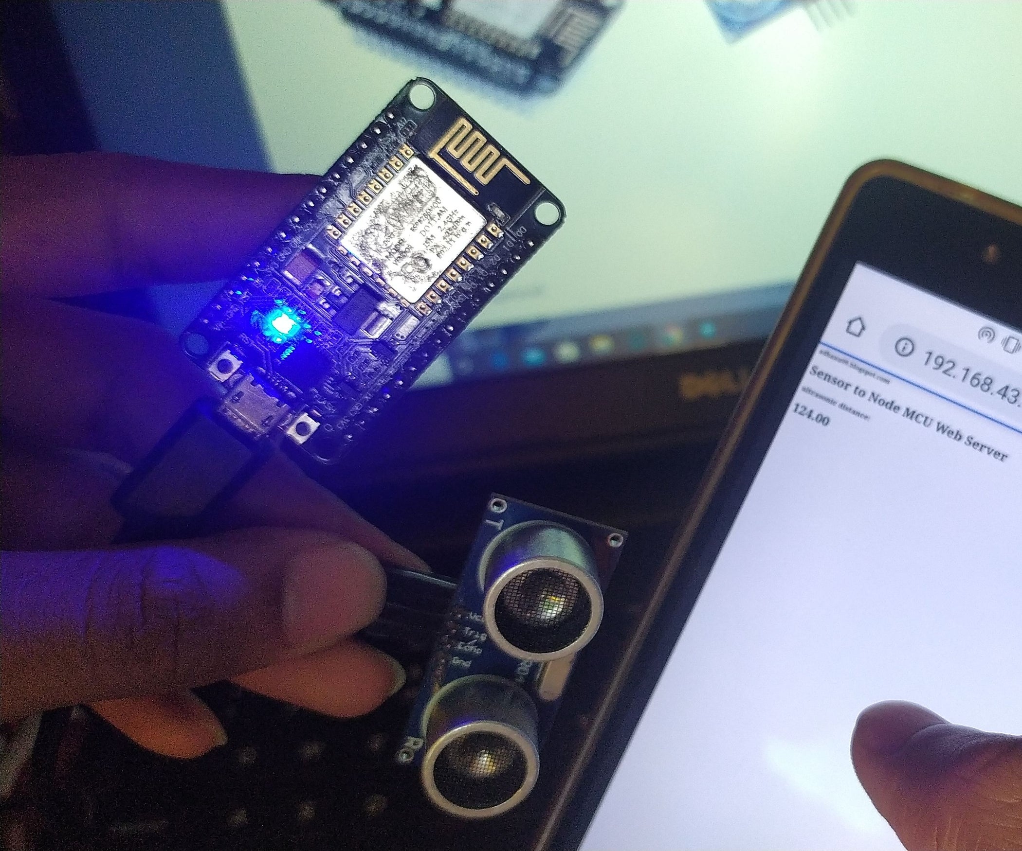 Ultrasonic Sensor With Nodemcu : 10 Steps (with Pictures) - Instructables