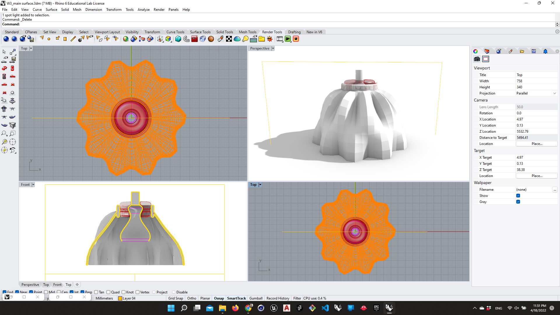 Parametric Lamp Shade : 6 Steps - Instructables
