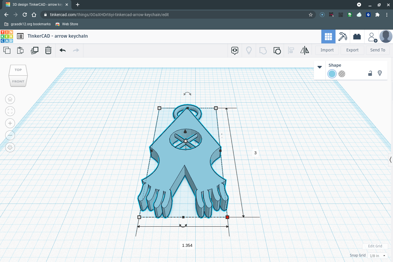 TinkerCAD Arrow Keychain : 19 Steps - Instructables