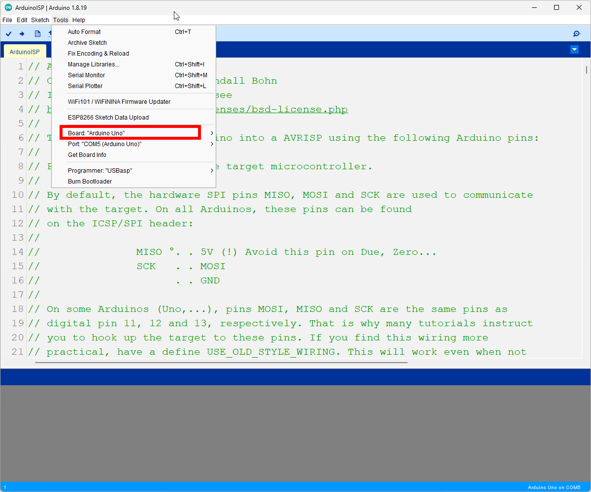 Updating a USBasp Chinese Clone Using an Arduino Uno : 3 Steps ...