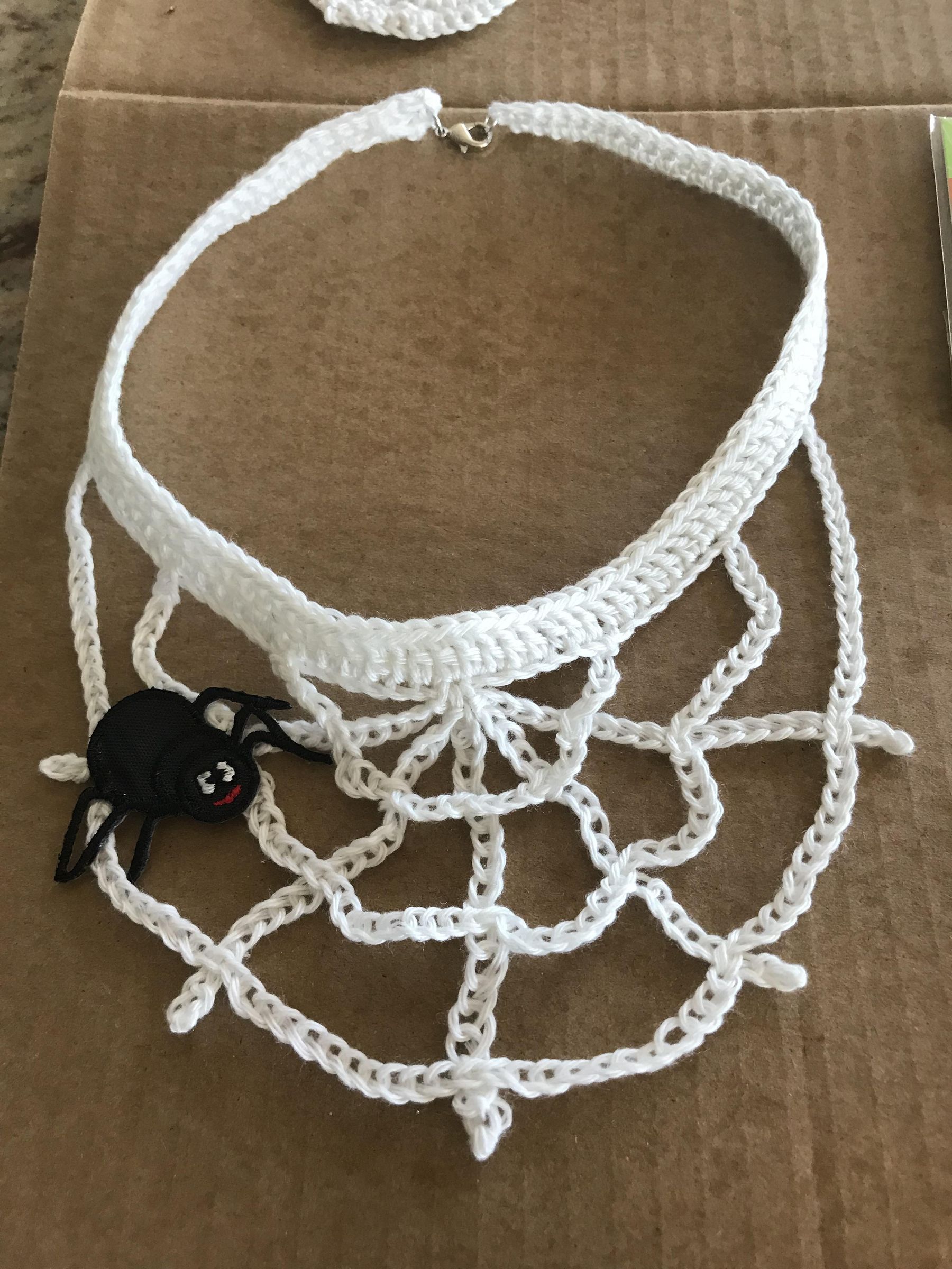 Crochet Spider Web Necklace : 6 Steps (with Pictures) - Instructables