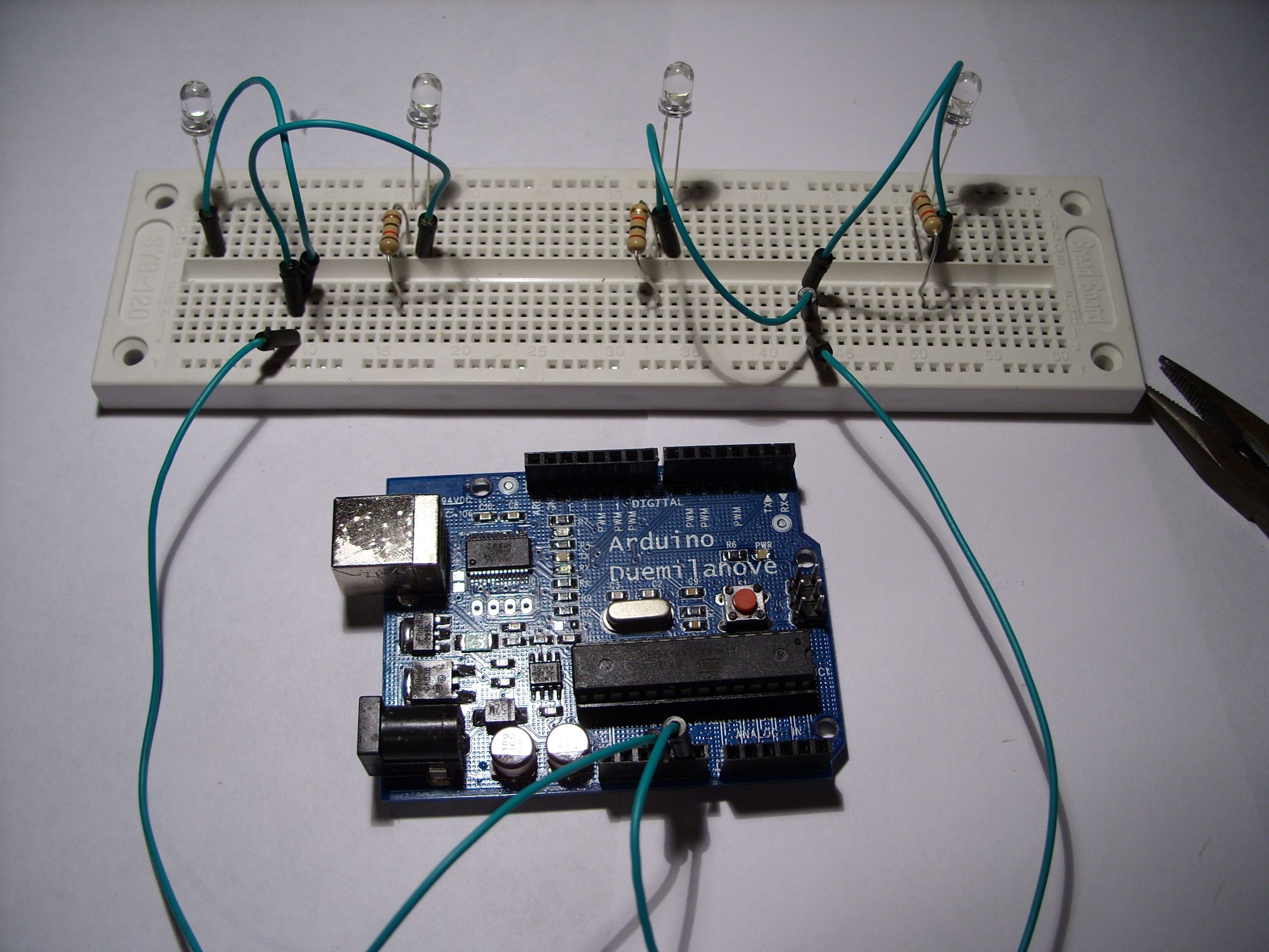 Arduino 4 Led Madness : 4 Steps - Instructables