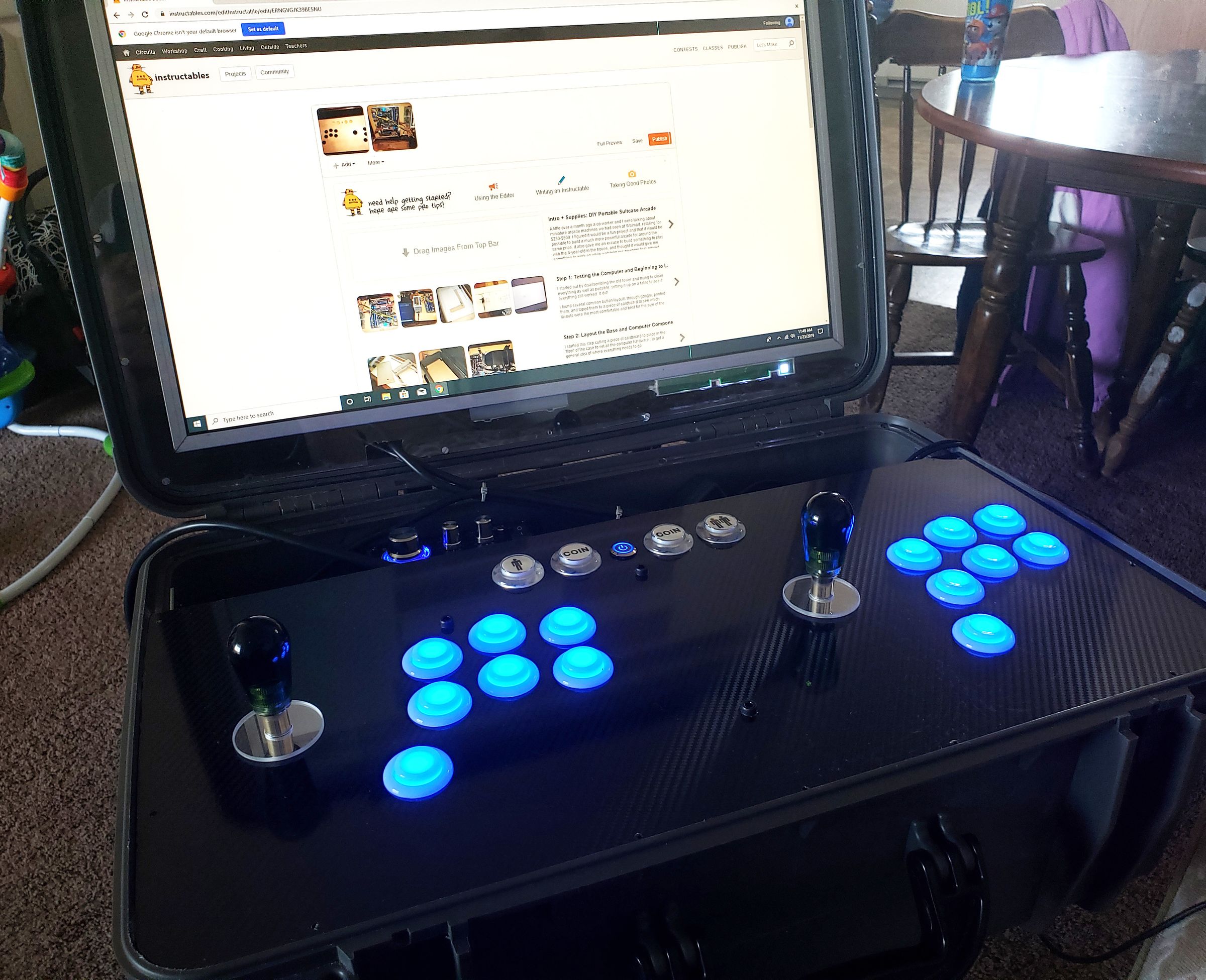 Portable Suitcase Arcade : 8 Steps (with Pictures) - Instructables