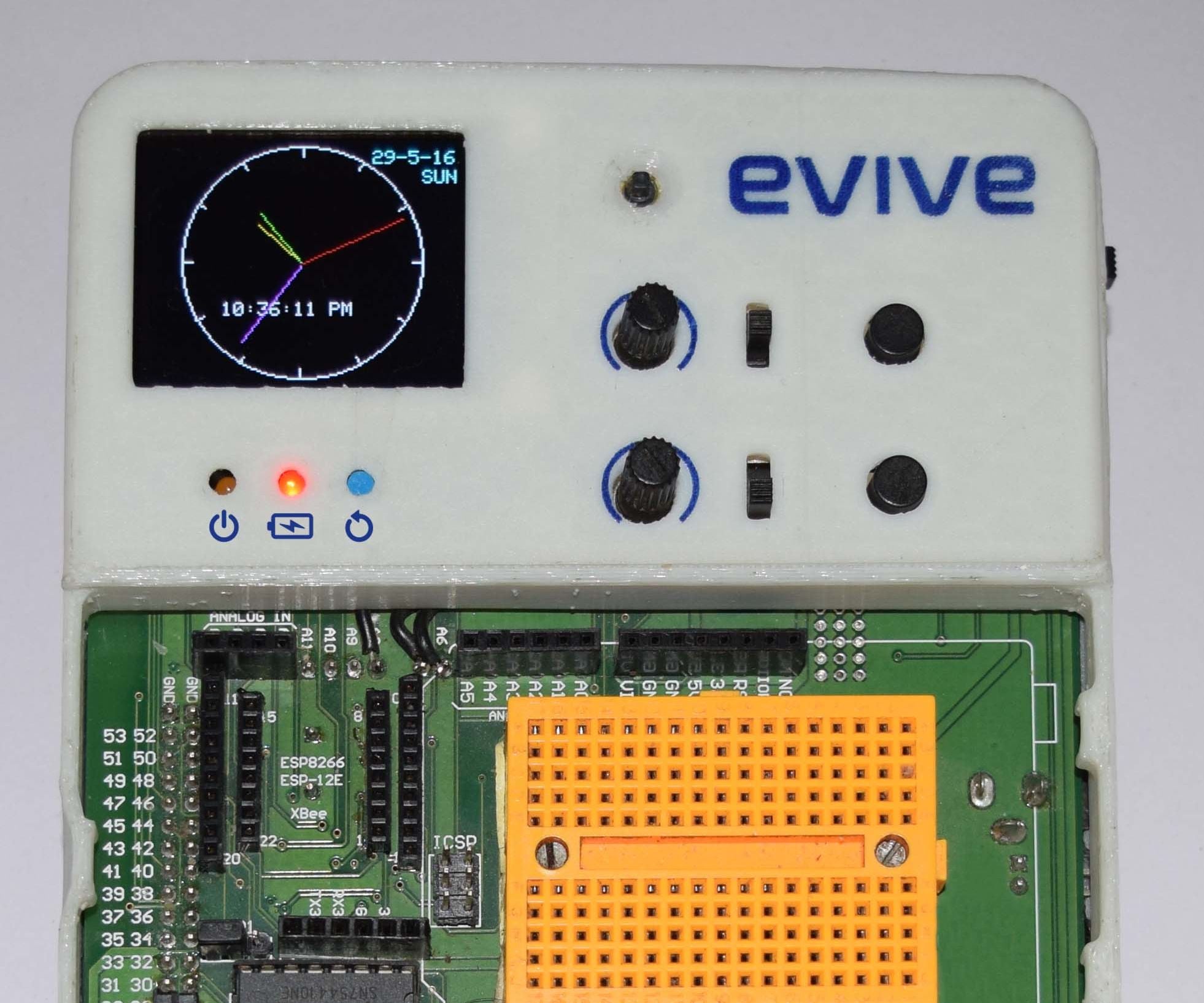 Alarm Clock With Evive (Arduino Powered Embedded Platform) : 5 Steps - Instructables