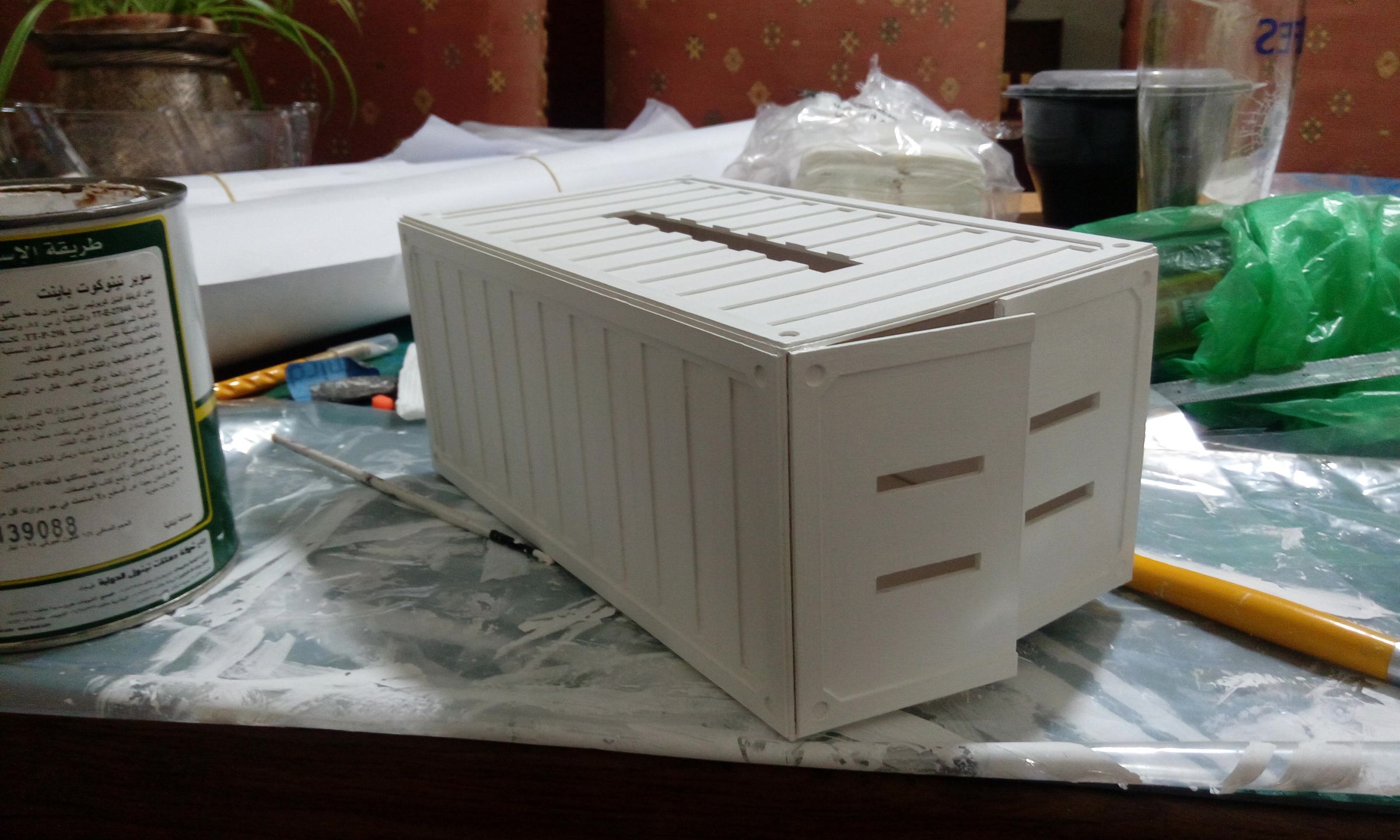 Shipping Container Tissue Box : 8 Steps (with Pictures) - Instructables