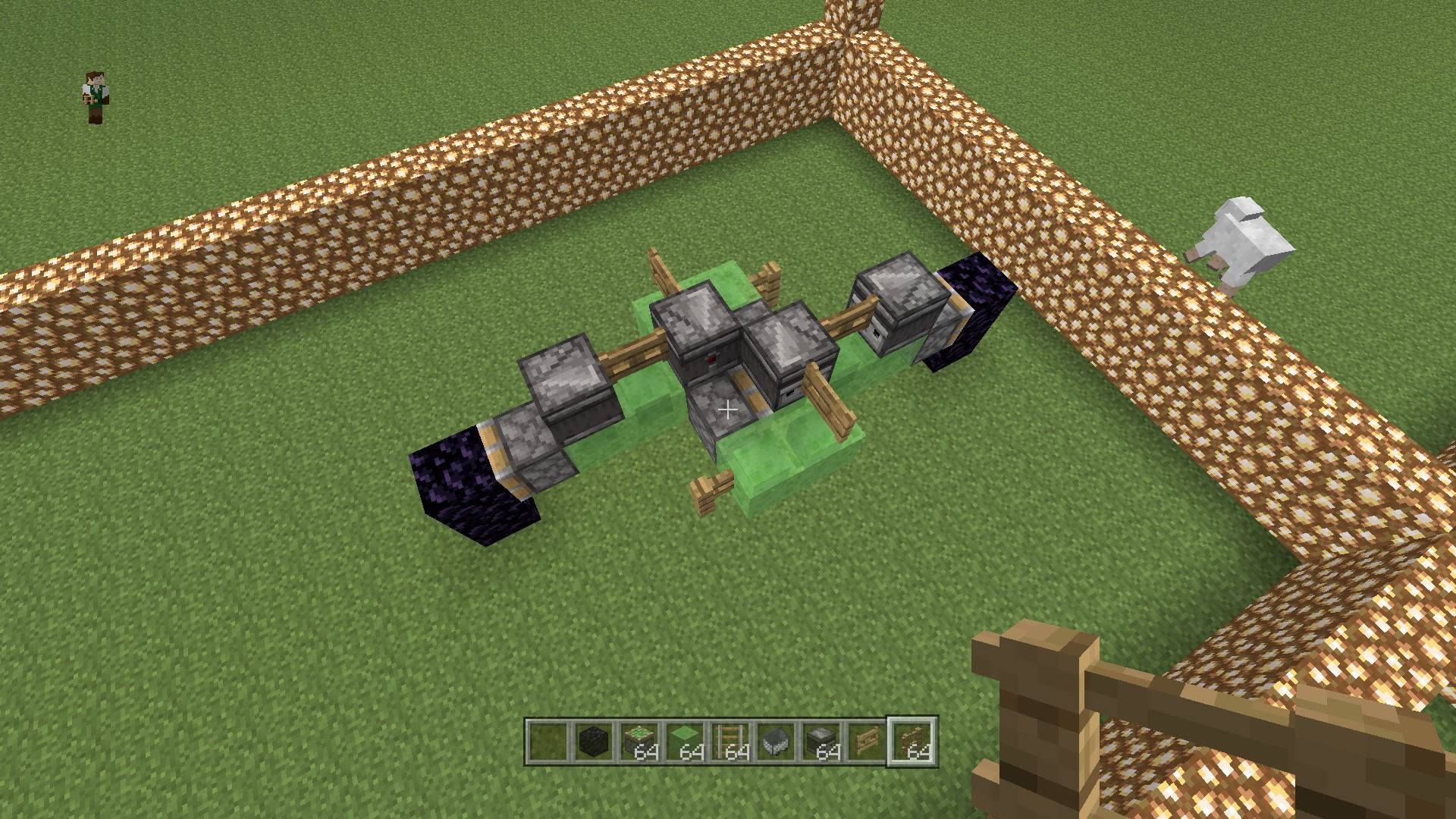 Minecraft SethBling's Simple 2-way Controllable Flying Machine Adapted ...