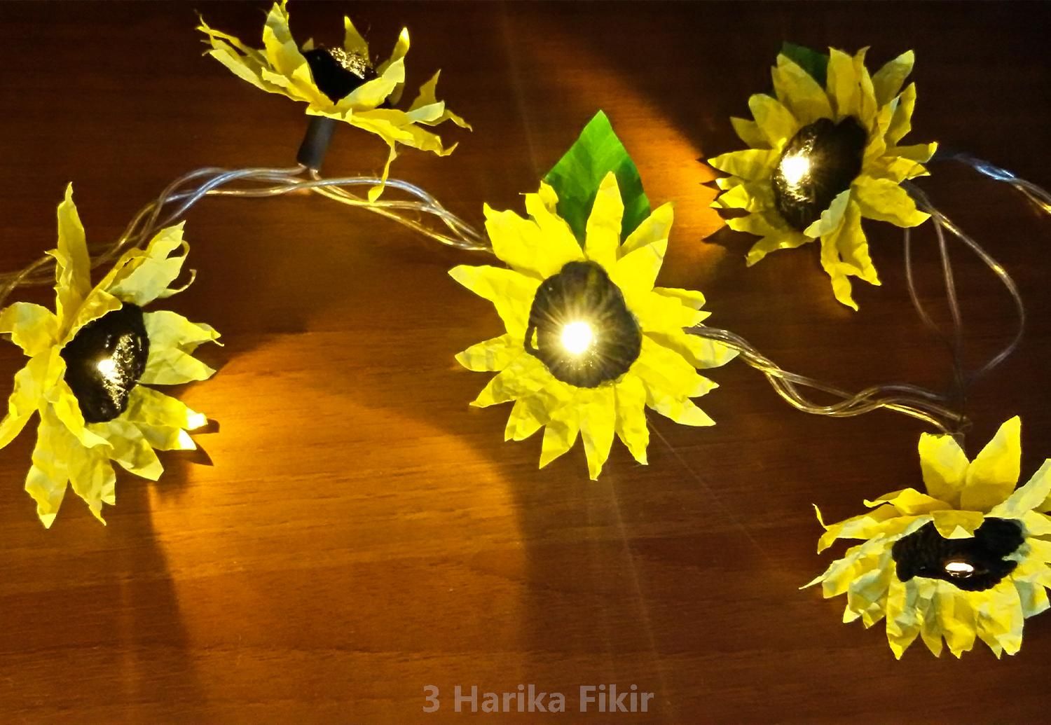 DIY Sunflower Room Decor and Light : 11 Steps (with Pictures ...