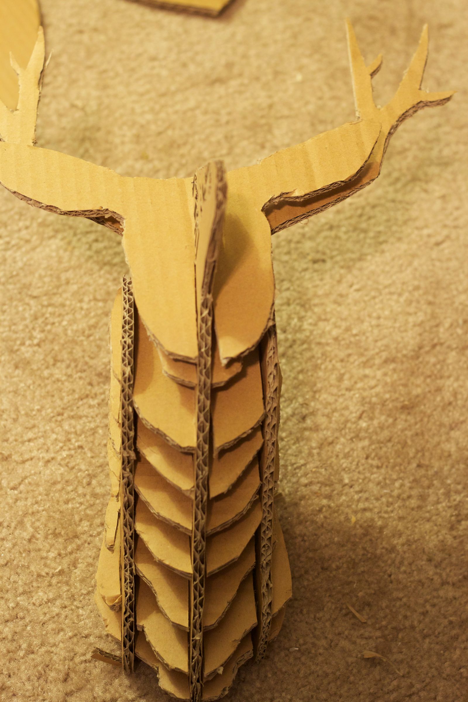 DIY Cardboard Deer Head : 5 Steps (with Pictures) - Instructables