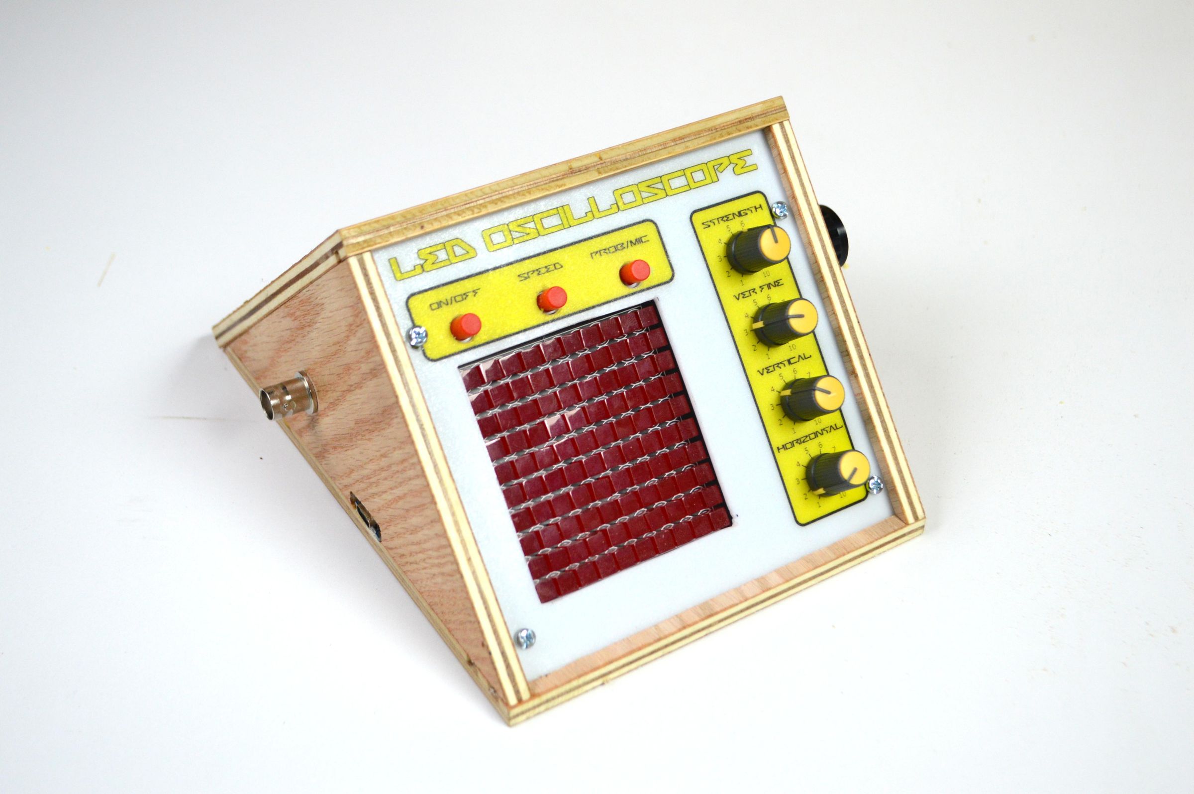 100 LED Oscilloscope : 12 Steps (with Pictures) - Instructables