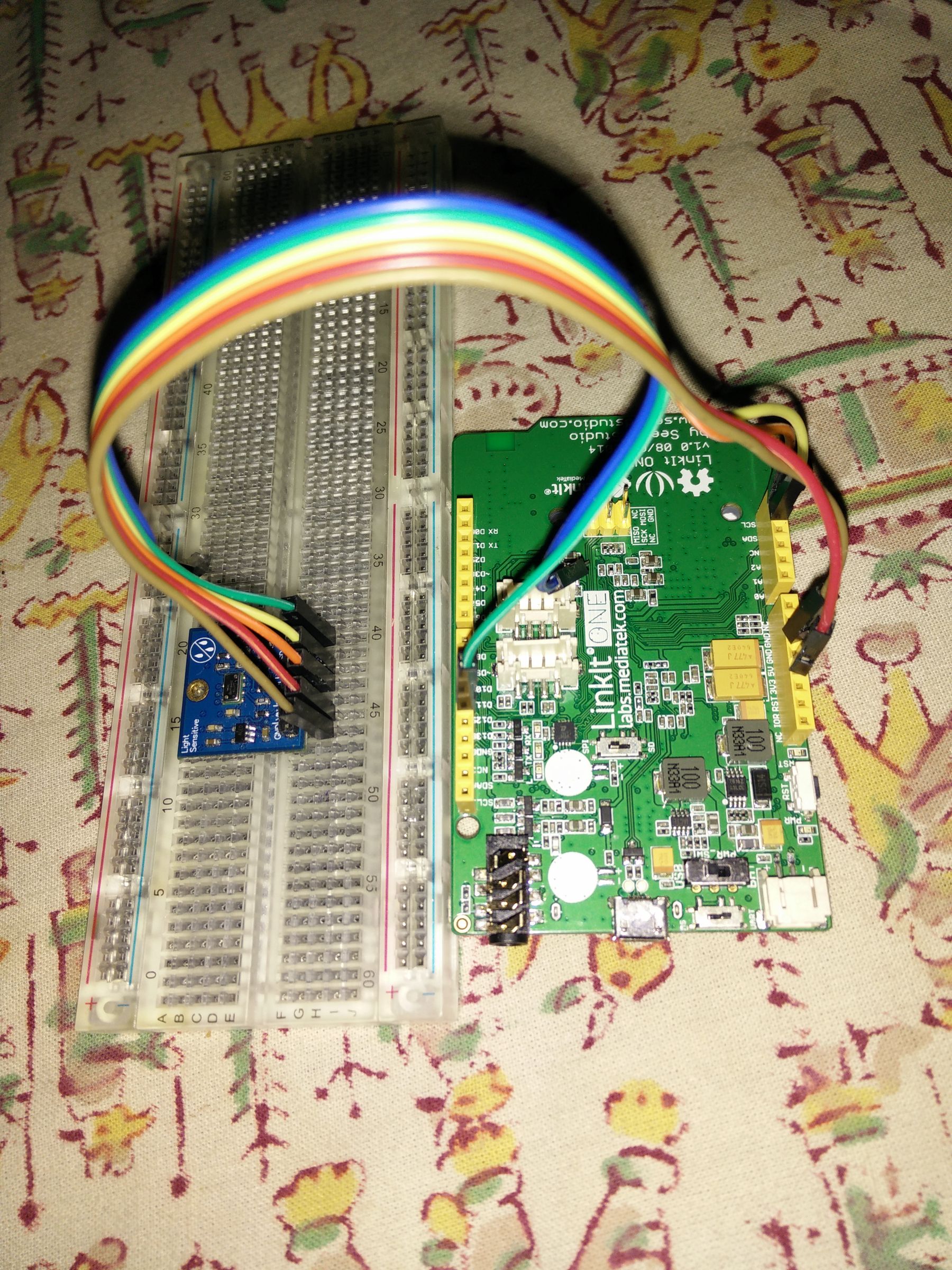 Linkit One With Temperature Sensor : 3 Steps - Instructables