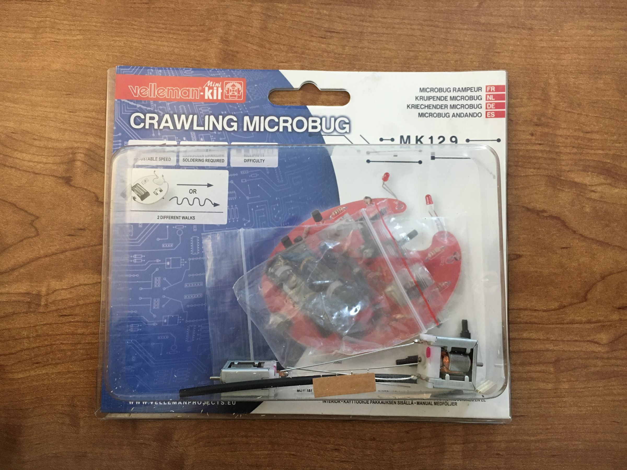 Vellman Crawling Micobug : 3 Steps - Instructables