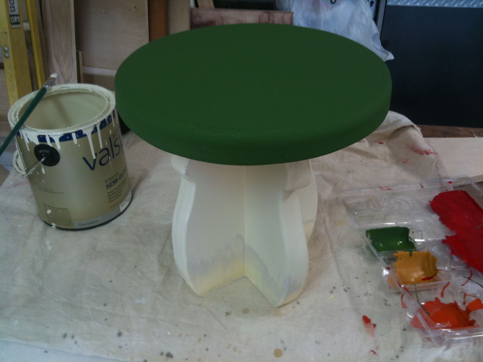 DIY Kids Mushroom Table and Toad Stools Updated : 3 Steps (with ...