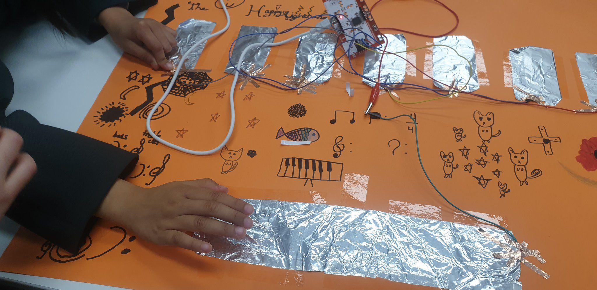 Makey Makey Portable Keyboard for Picture Book Sounds : 6 Steps ...