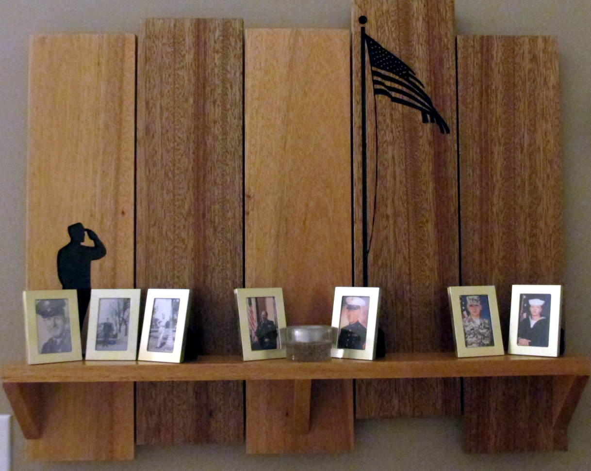 Military Family Tribute Shelf : 6 Steps (with Pictures) - Instructables