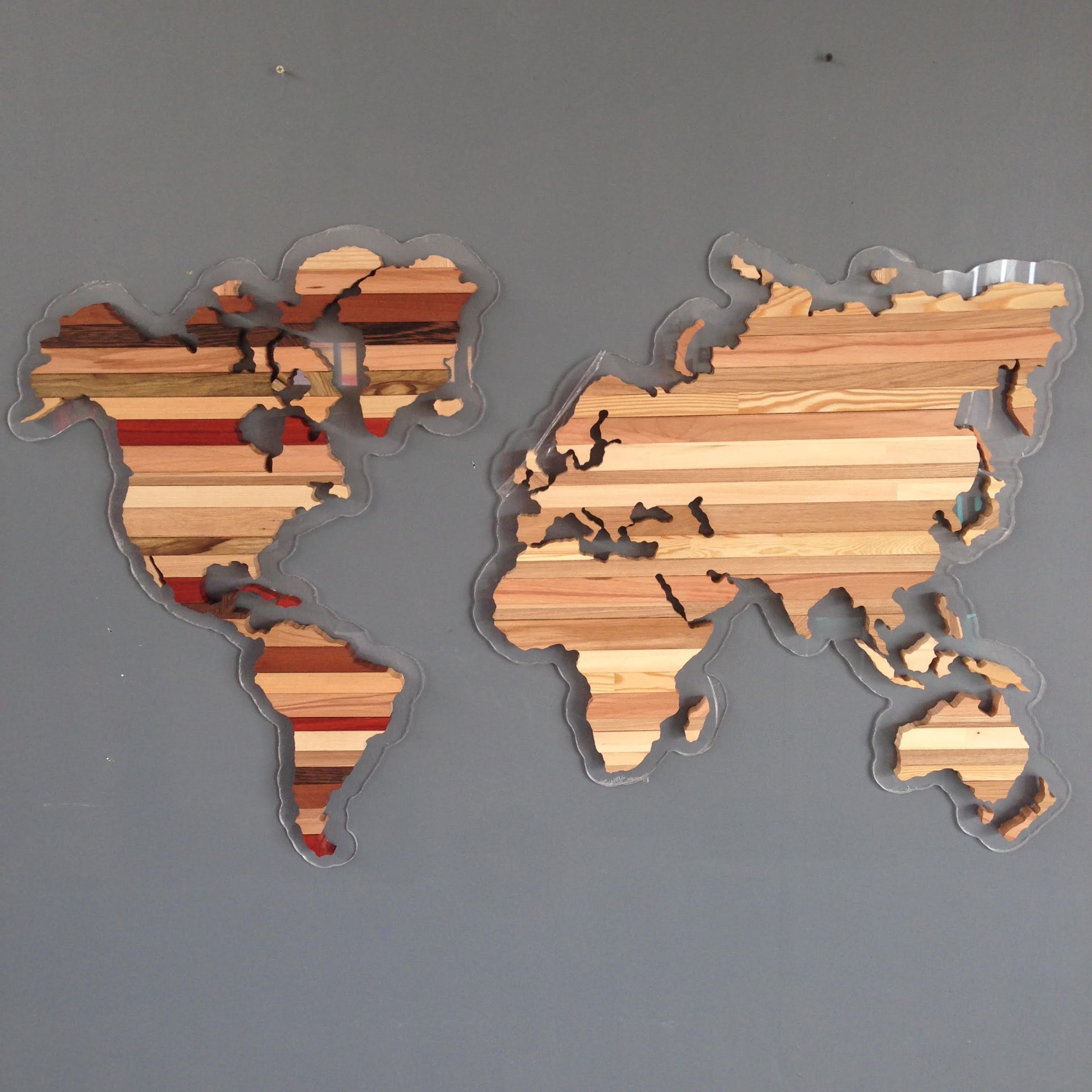 Wooden World Map Zebra : 7 Steps (with Pictures) - Instructables