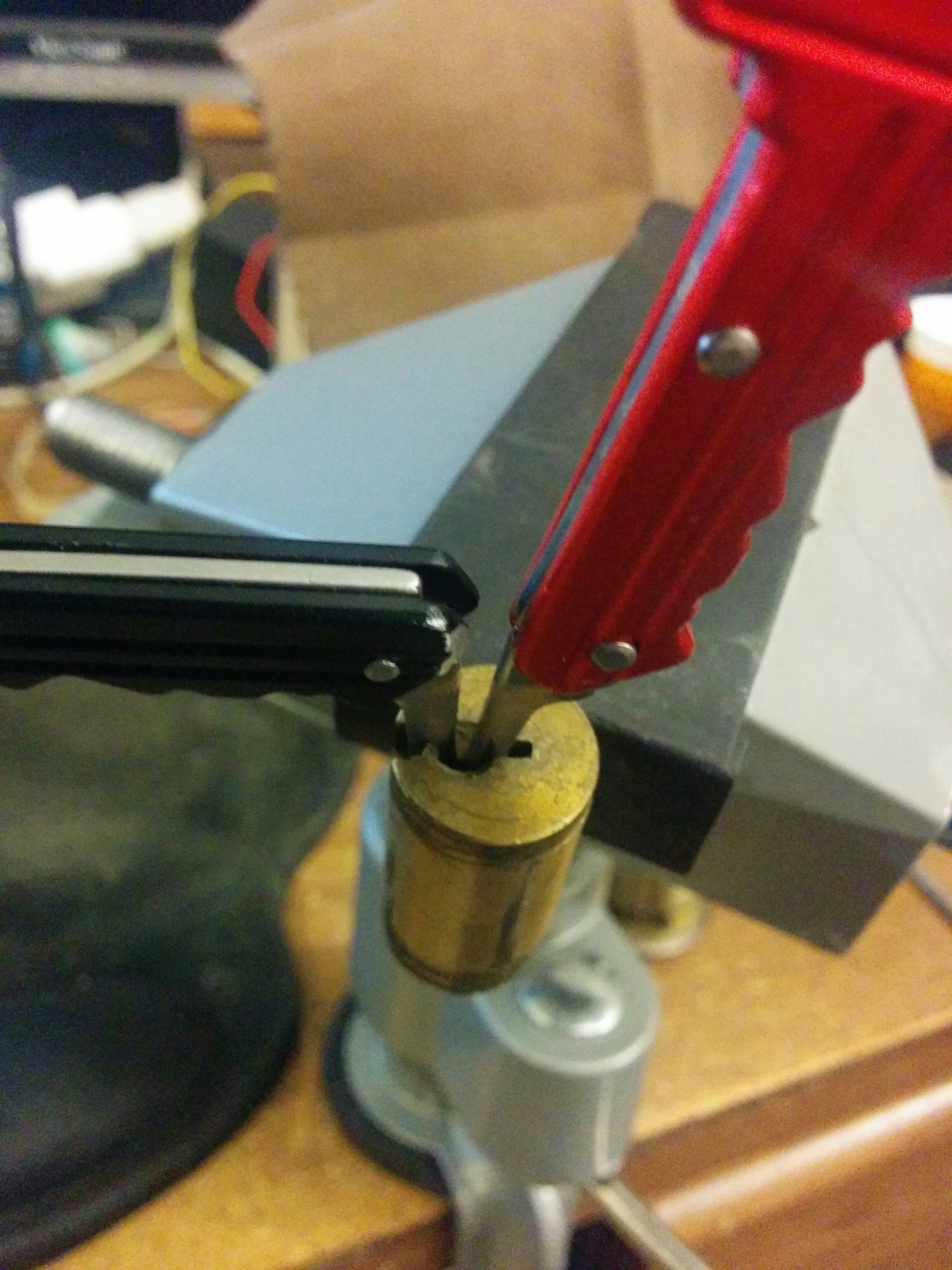 Keychain Folding Lockpick (now Updated With Tension Wrench) : 5 Steps ...