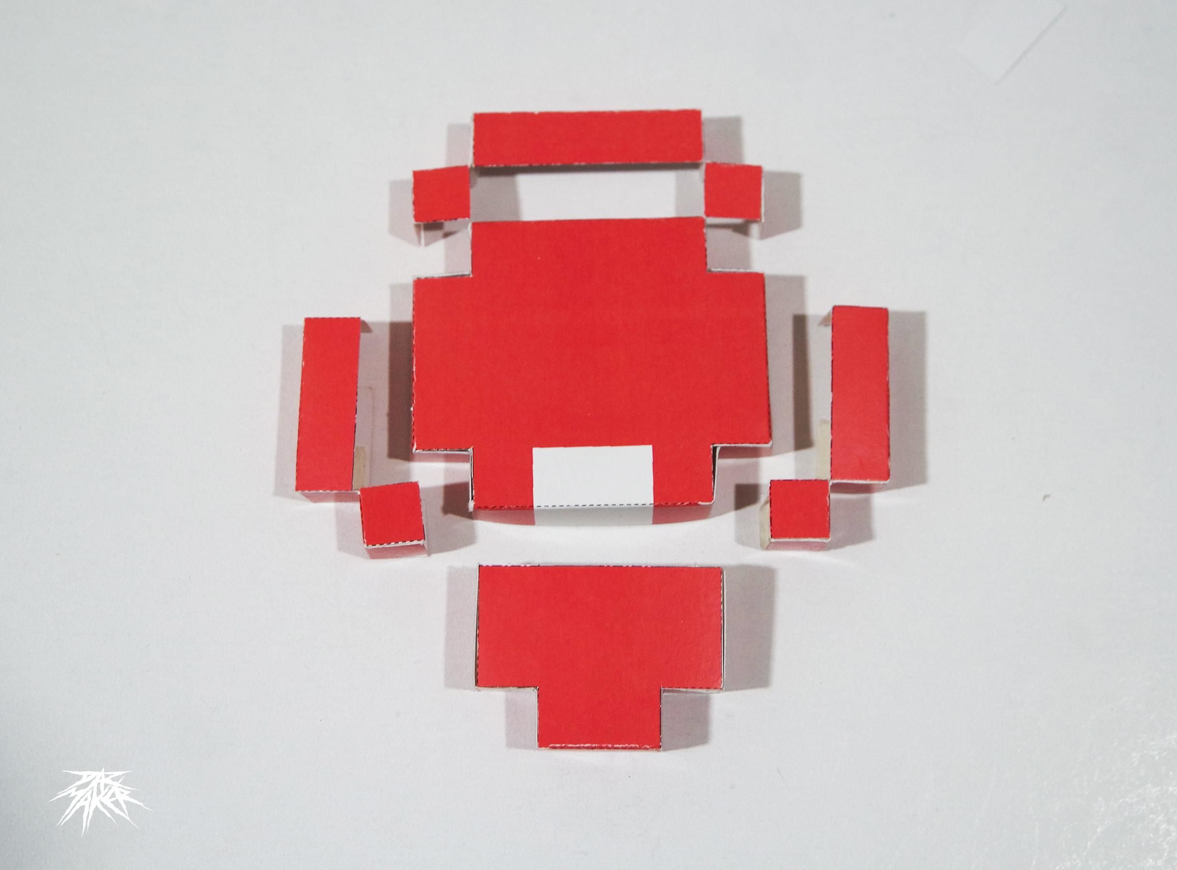 Mario 8 Bit 3d Pixel Paper Art : 17 Steps (with Pictures) - Instructables