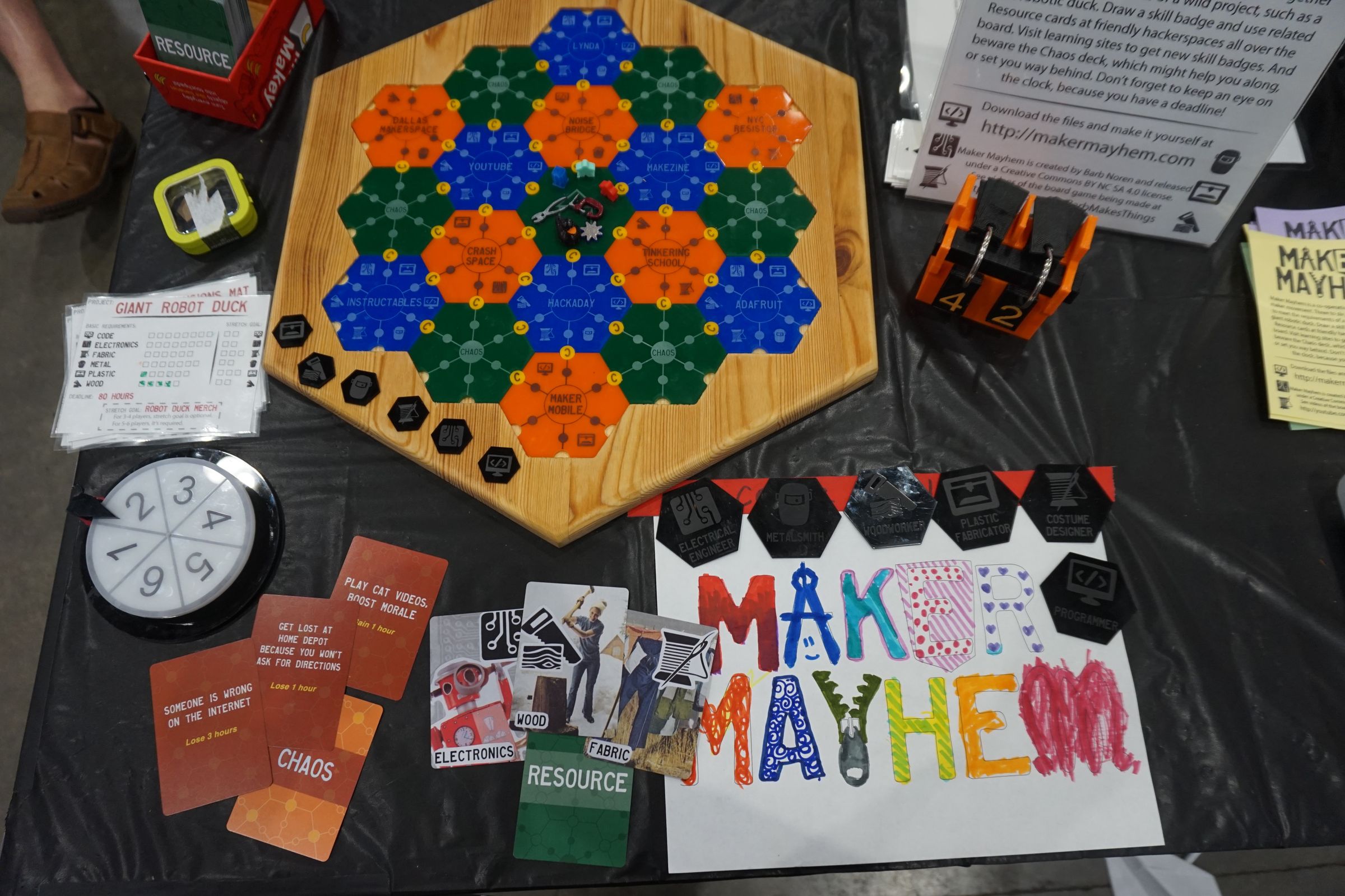 Maker Mayhem: a Hackerspace Board Game : 11 Steps (with Pictures ...