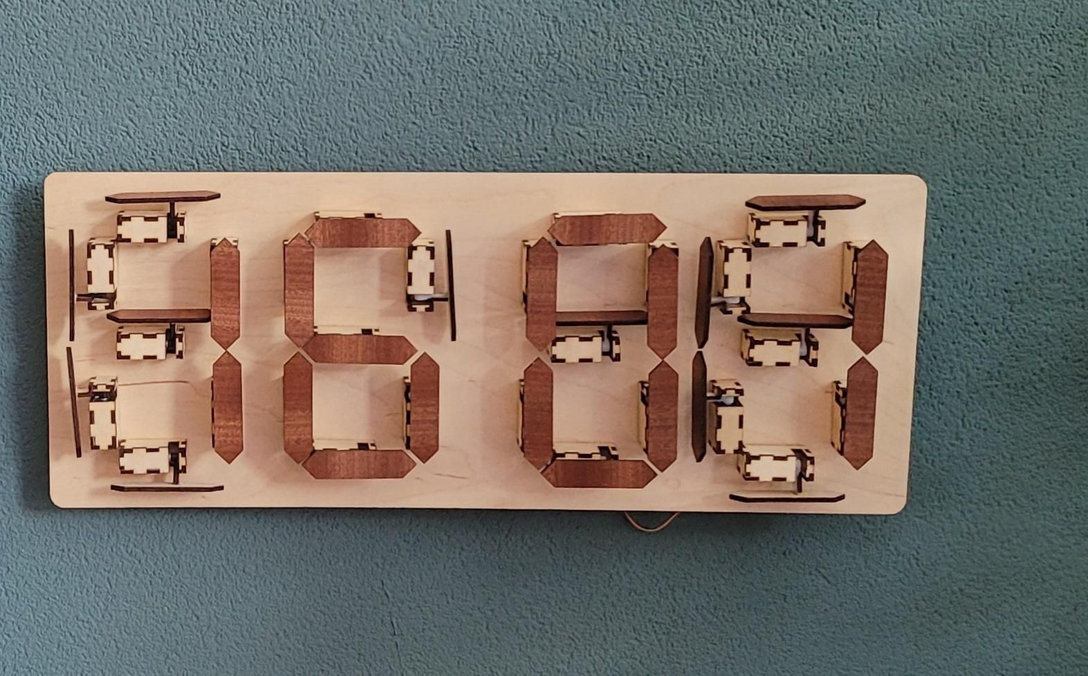 Mechanical Seven Segment Display Clock : 7 Steps (with Pictures ...