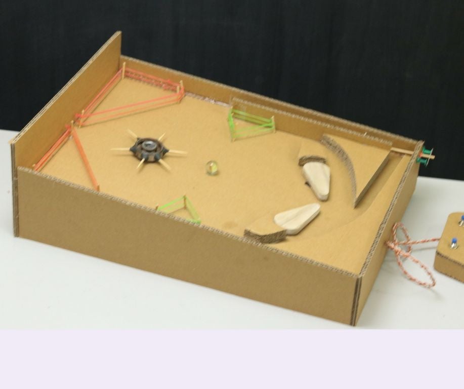 Pinball Game Cardboard : 14 Steps (with Pictures) - Instructables