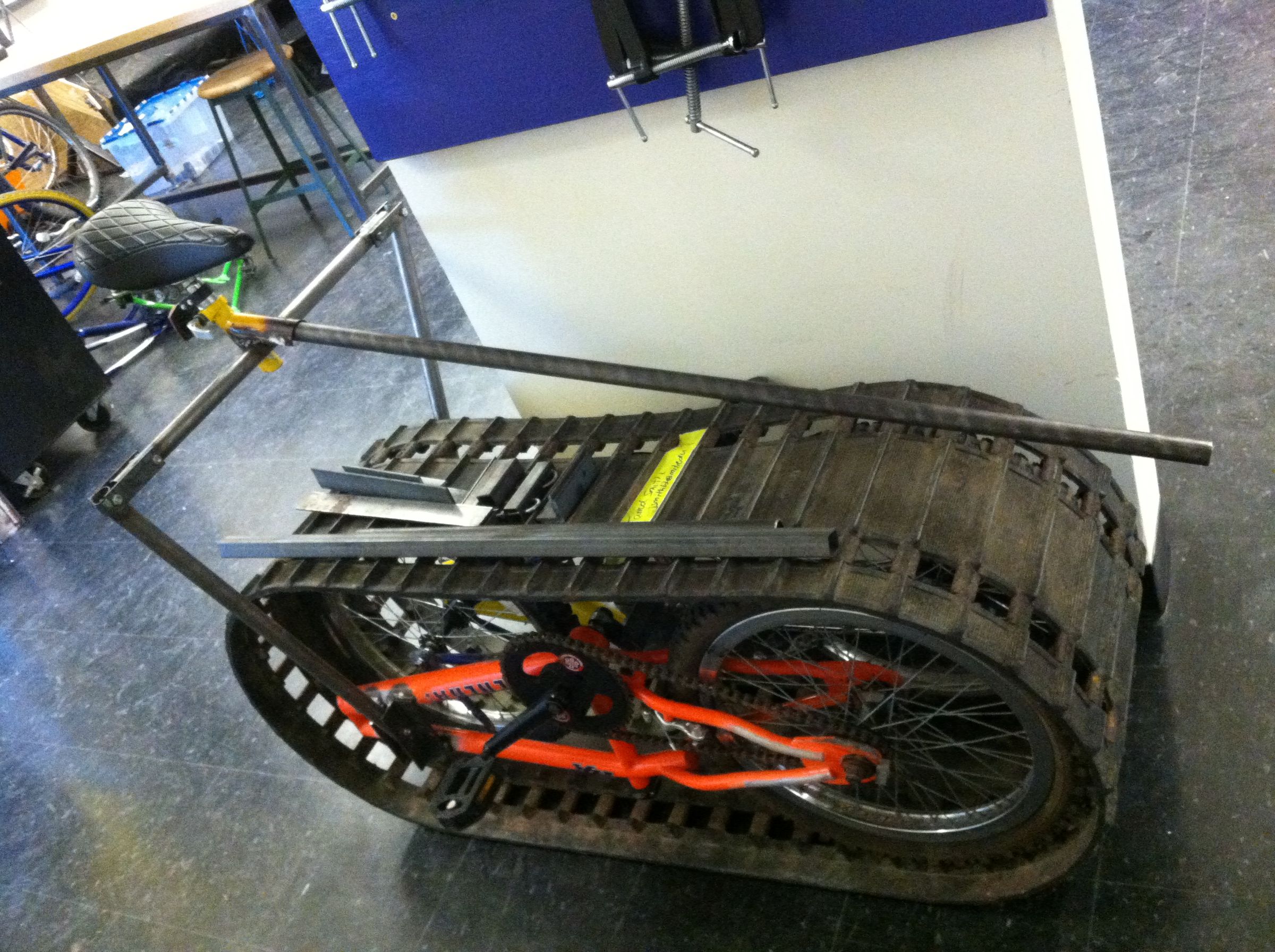 Build a Massive Snowmobile Tank Bike : 5 Steps (with Pictures ...