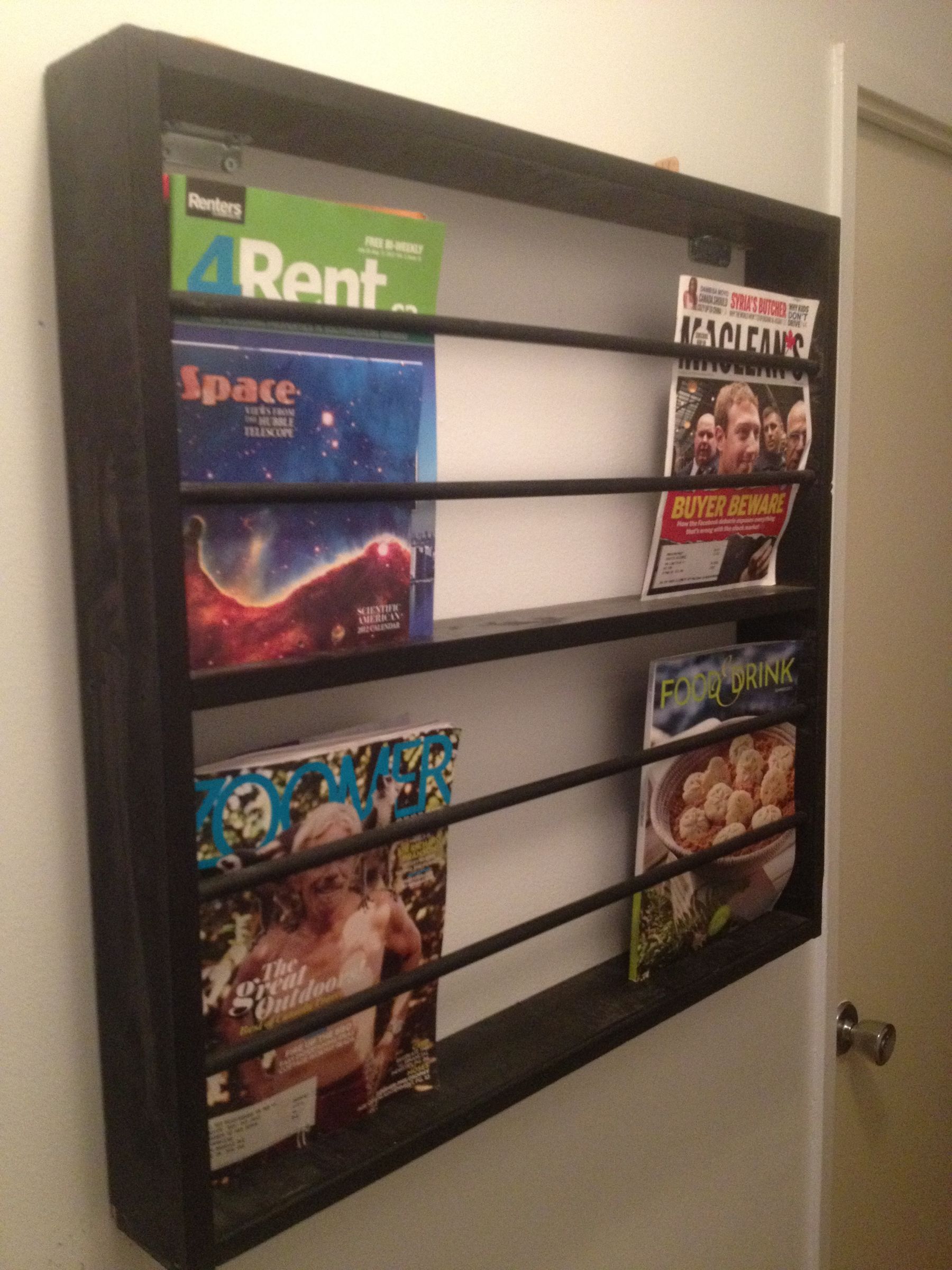Wooden Magazine Rack From Ikea Parts : 3 Steps - Instructables