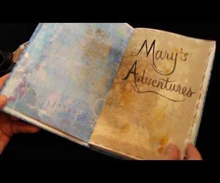 Handmade Memory Book With Mono-Printed Paper : 8 Steps (with Pictures ...