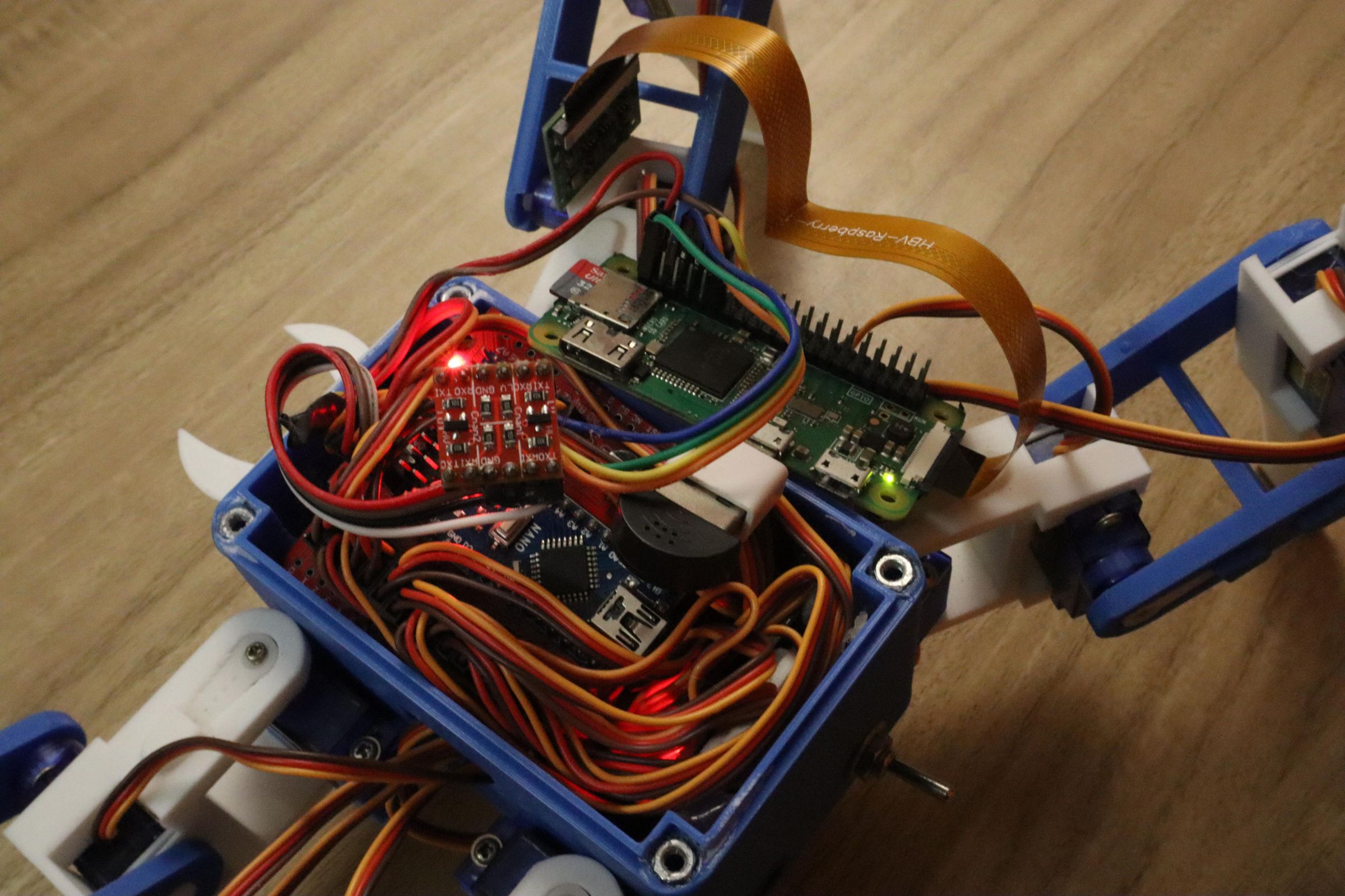 SPY-DER : a Speech & Web Controlled Surveillance Spider Robot : 14 ...